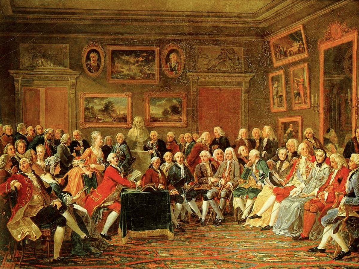 Parisian Salon Of The 17th Century