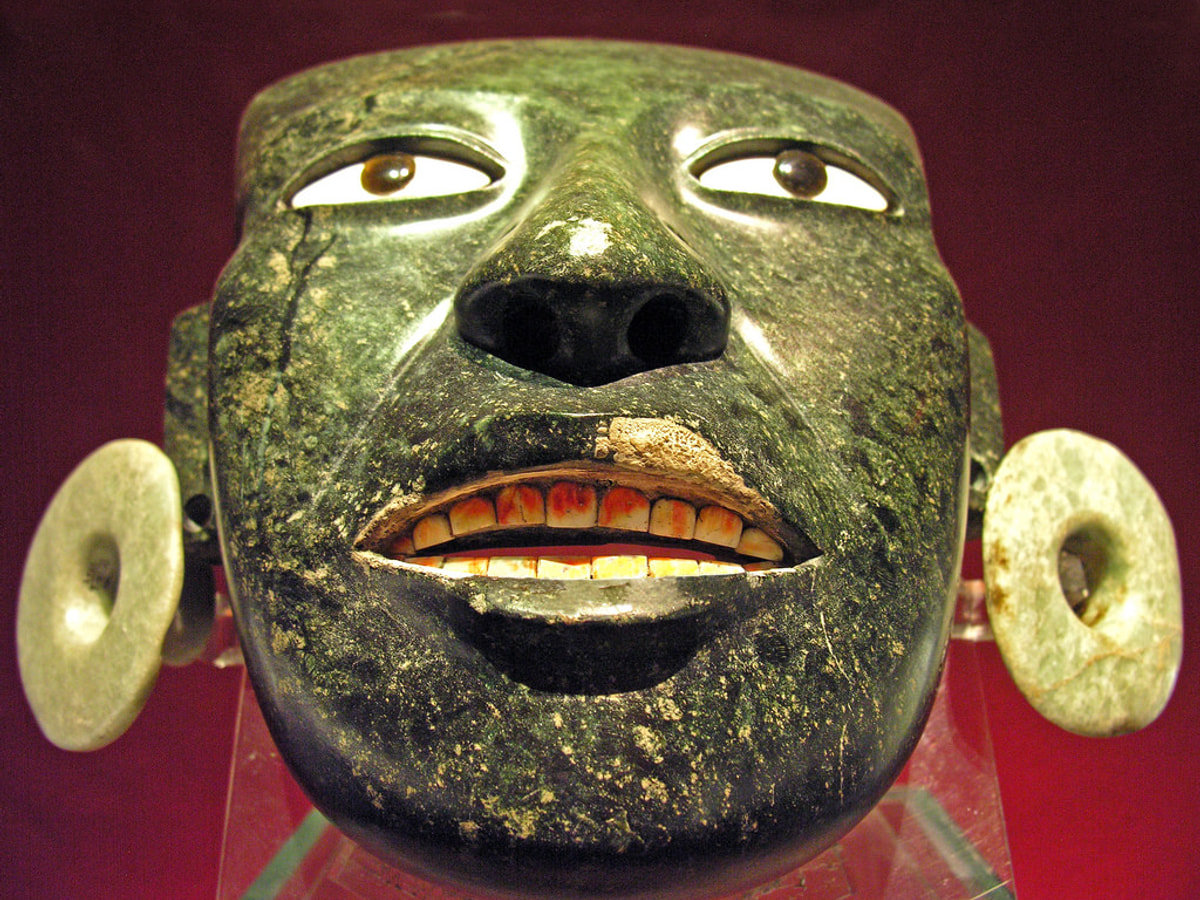Teotihuacan Mask Classic Teotihuacan Stone Mask, Mexico Ca. A. D.