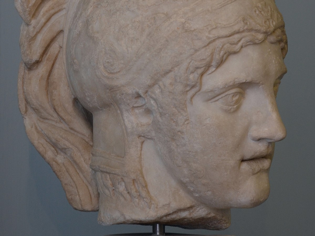 Ares Statue Head