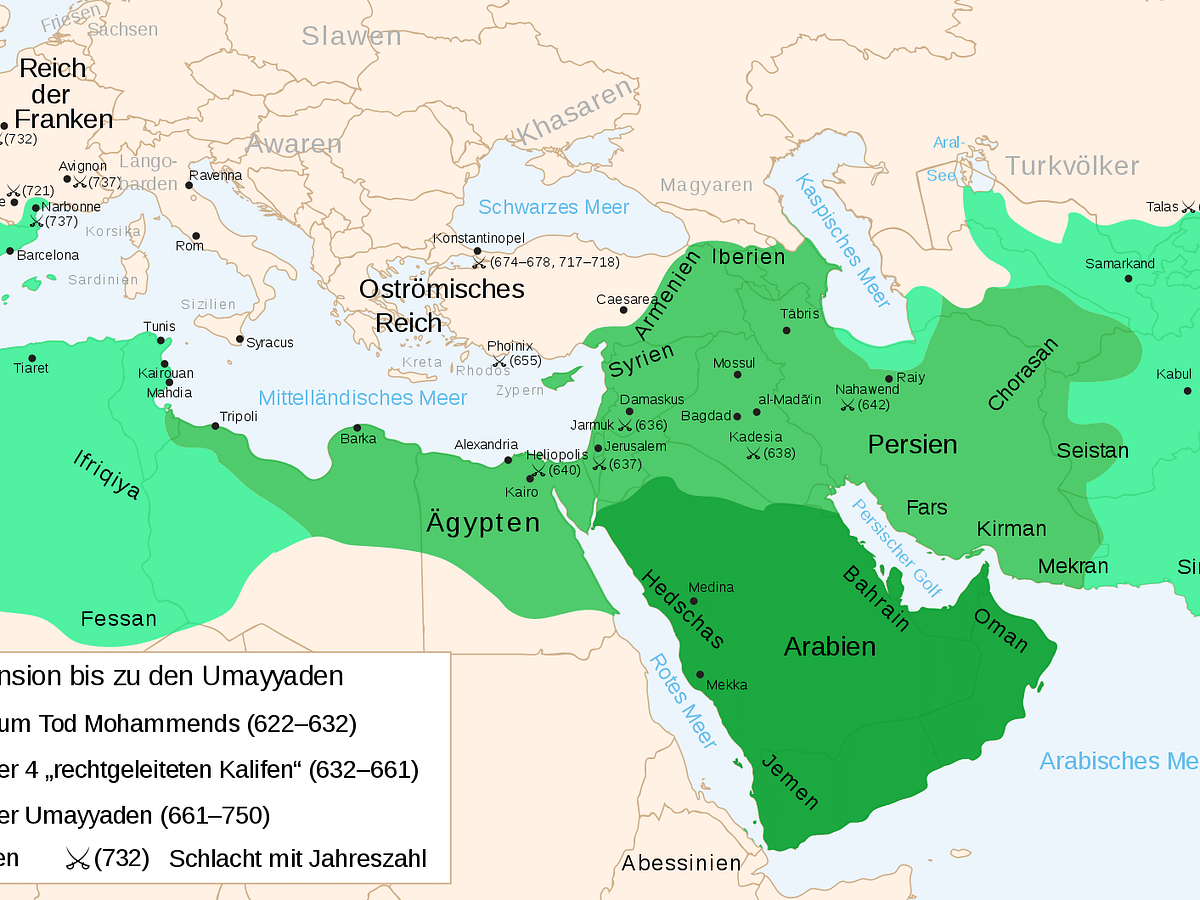 Islam Empire Map