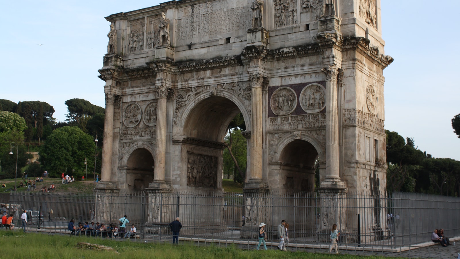 Arch Of Constantine Rome History Video