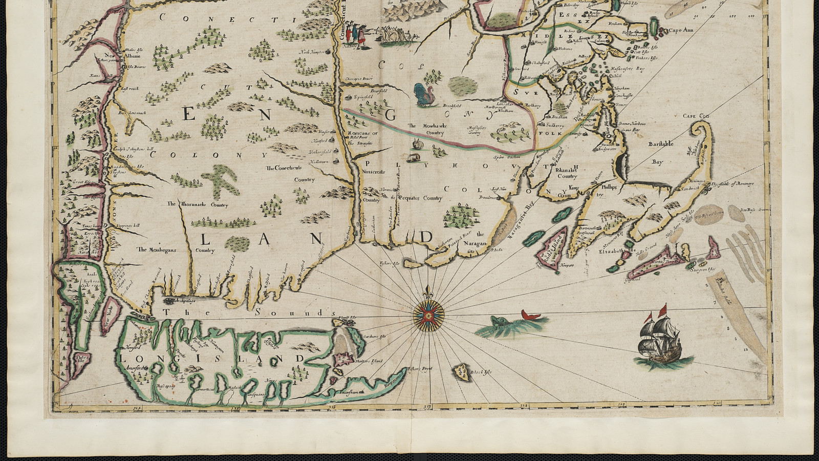 Colonial Plantation Map