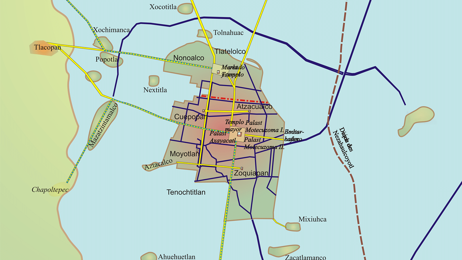Tenochtitlan Layout