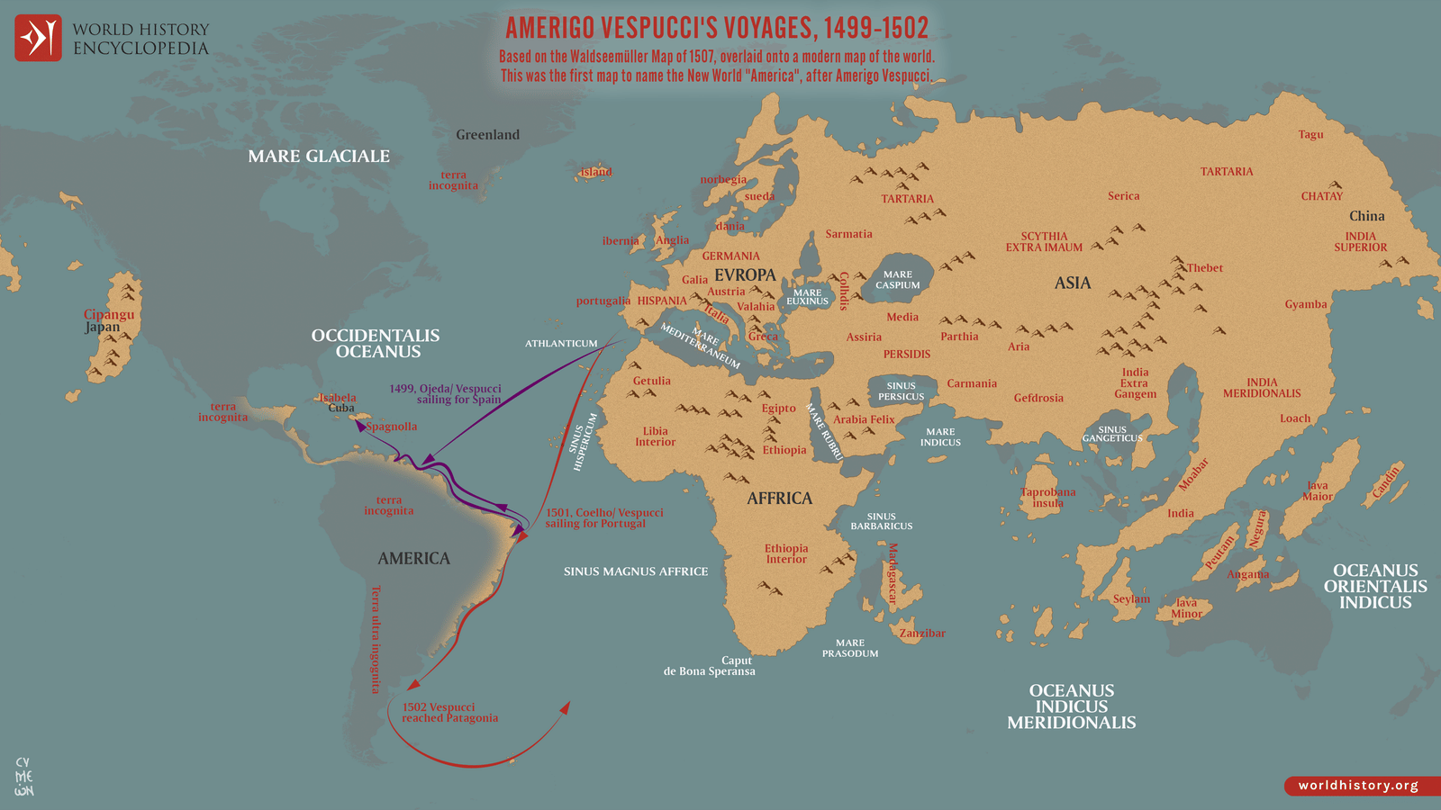 Amerigo Vespucci First Voyage