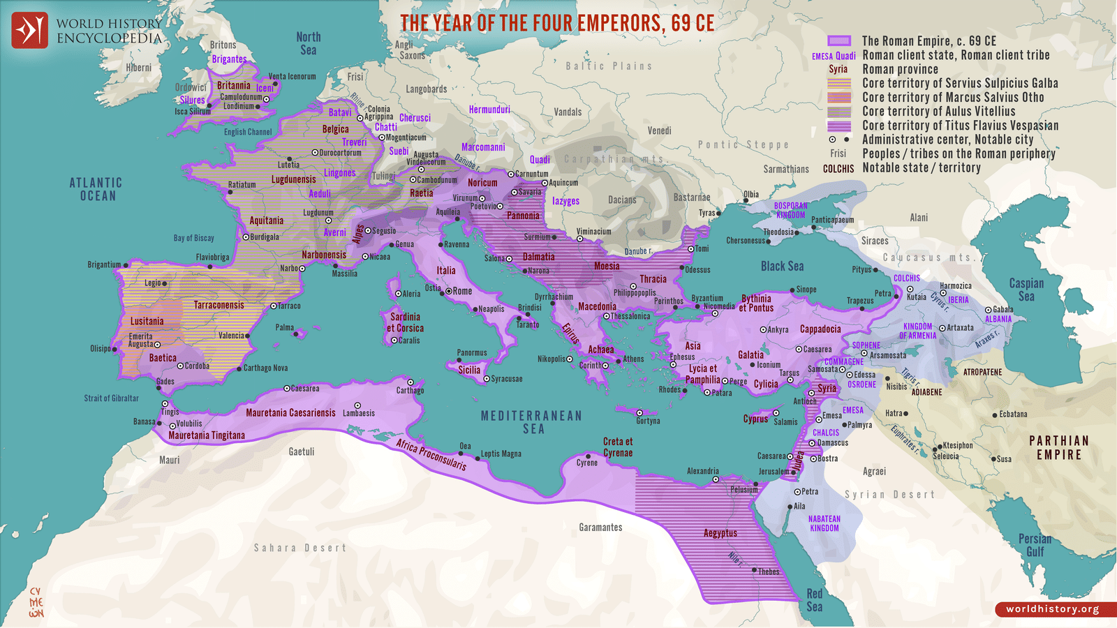 The Four Emperors Of Rome