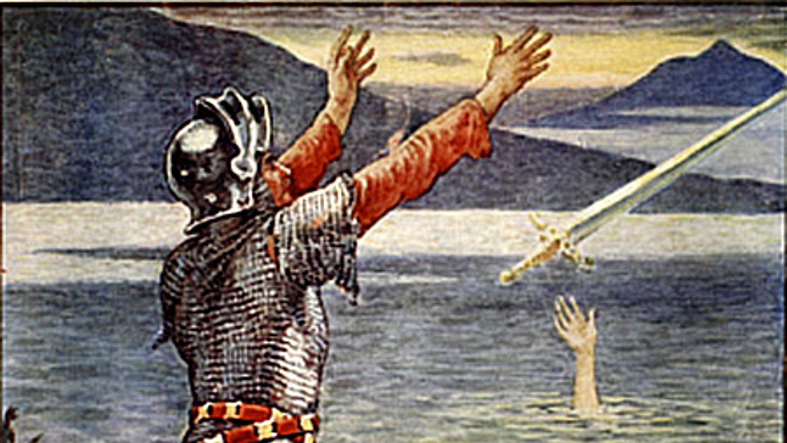 Who Returned Excalibur To The Lady Of The Lake
