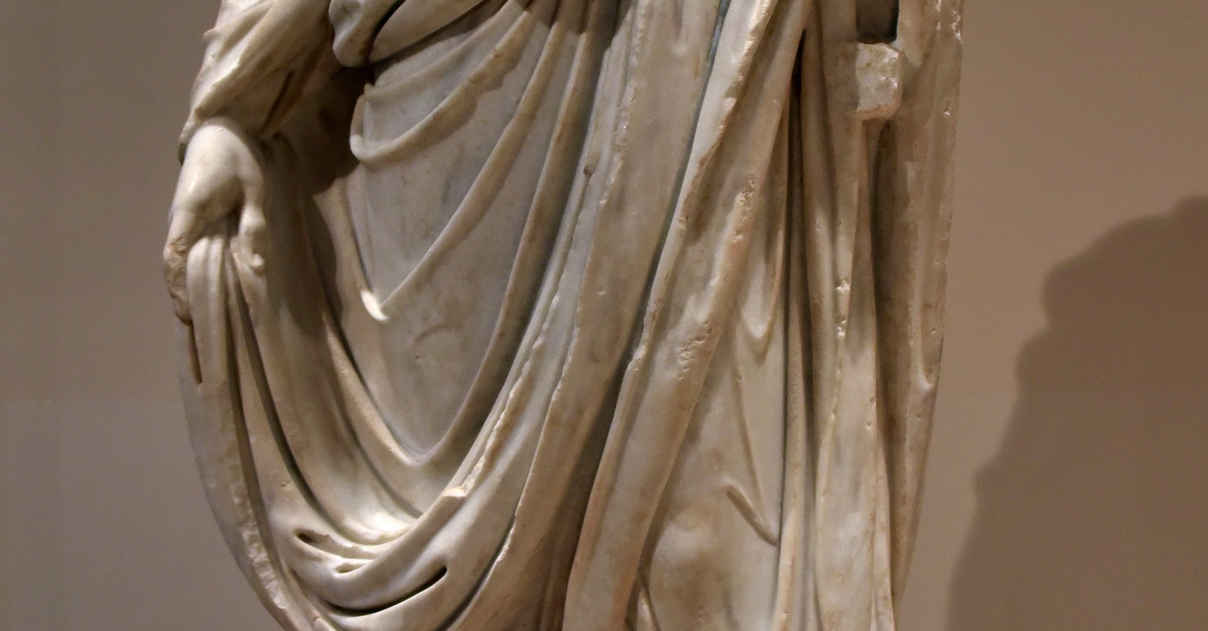 Marble Statue of a Man from Jerash - World History Encyclopedia