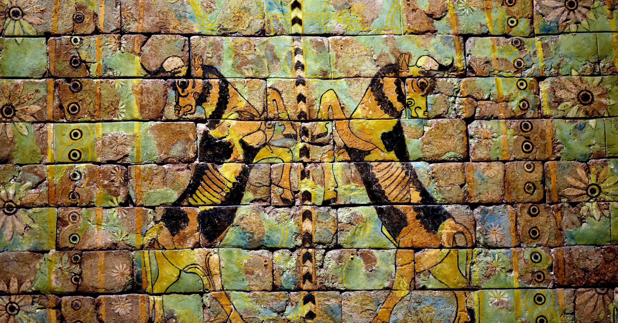 Glazed Wall Panel from Fort Shalmaneser - World History Encyclopedia
