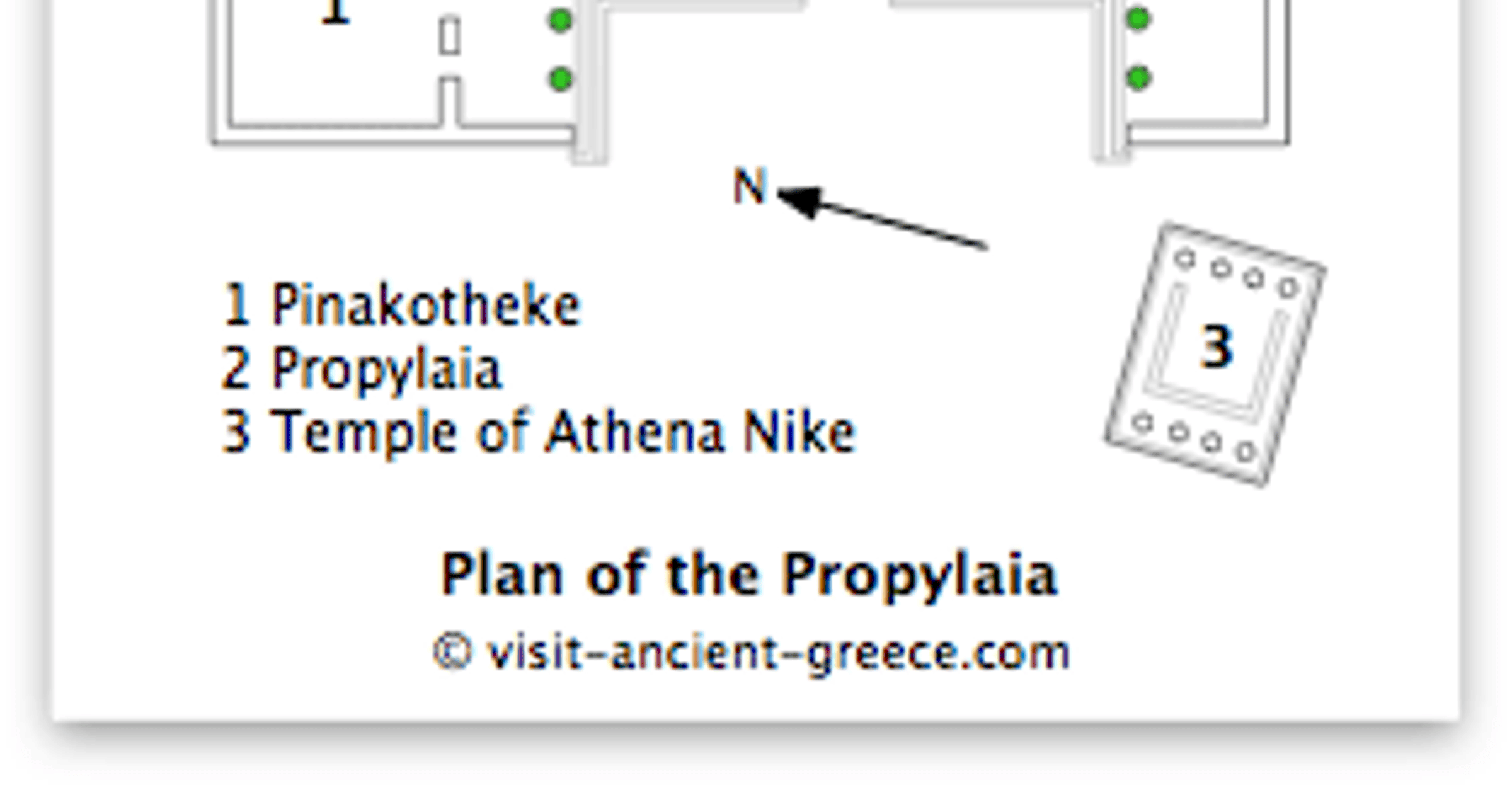 Propylaea Plan - World History Encyclopedia