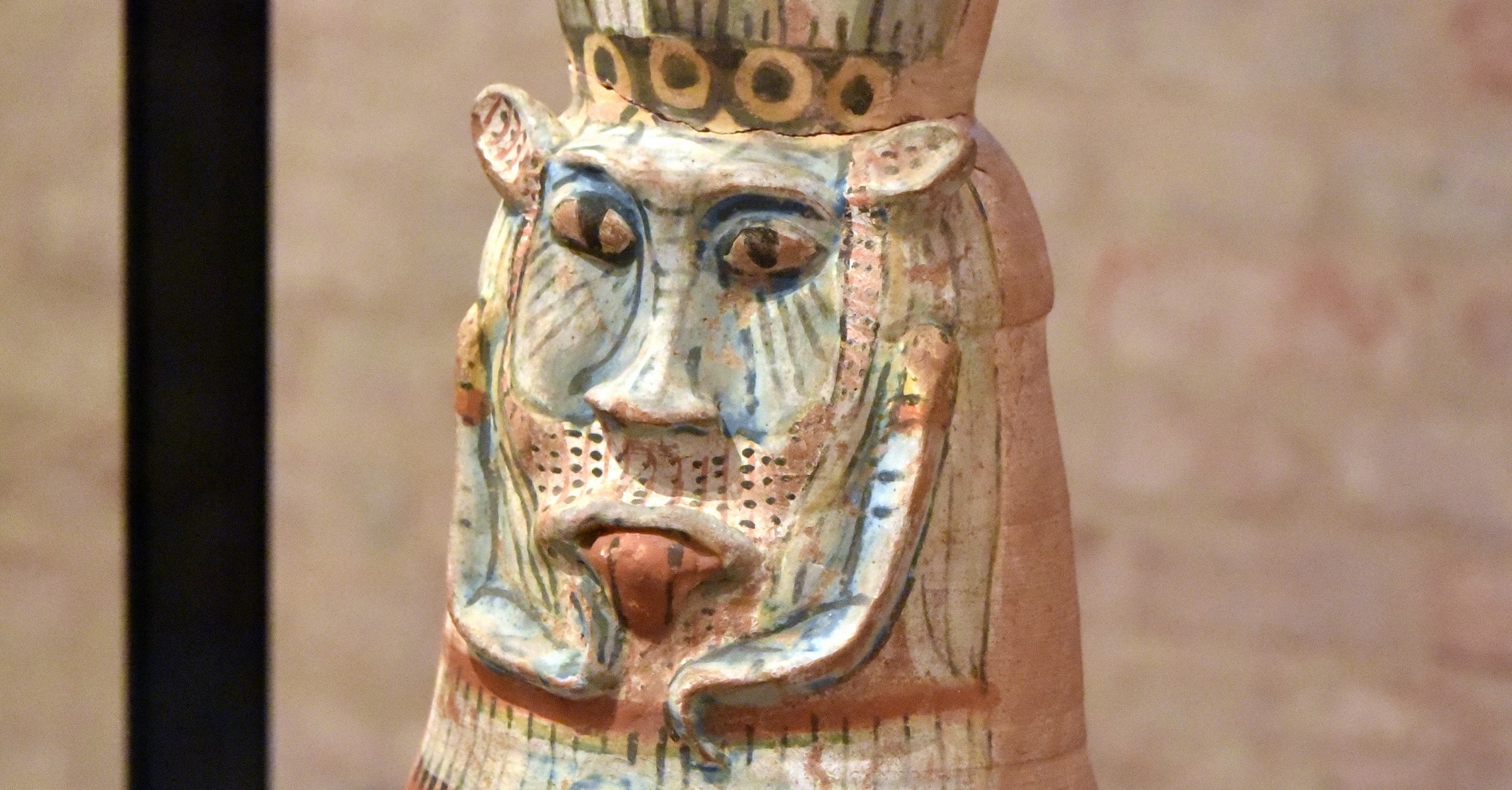 Wine Vessel in the Shape of Bes - World History Encyclopedia