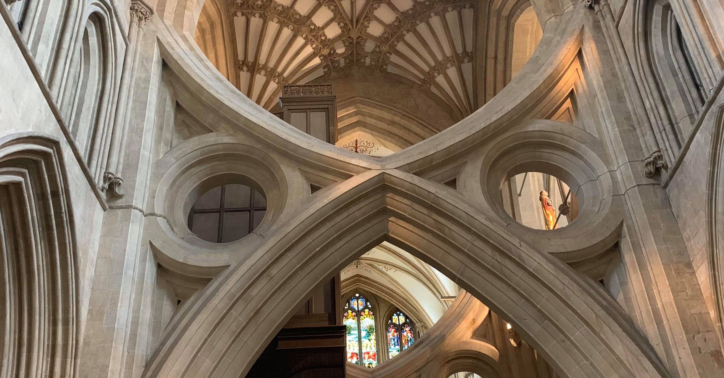 The Scissor Arches, Wells Cathedral - World History Encyclopedia