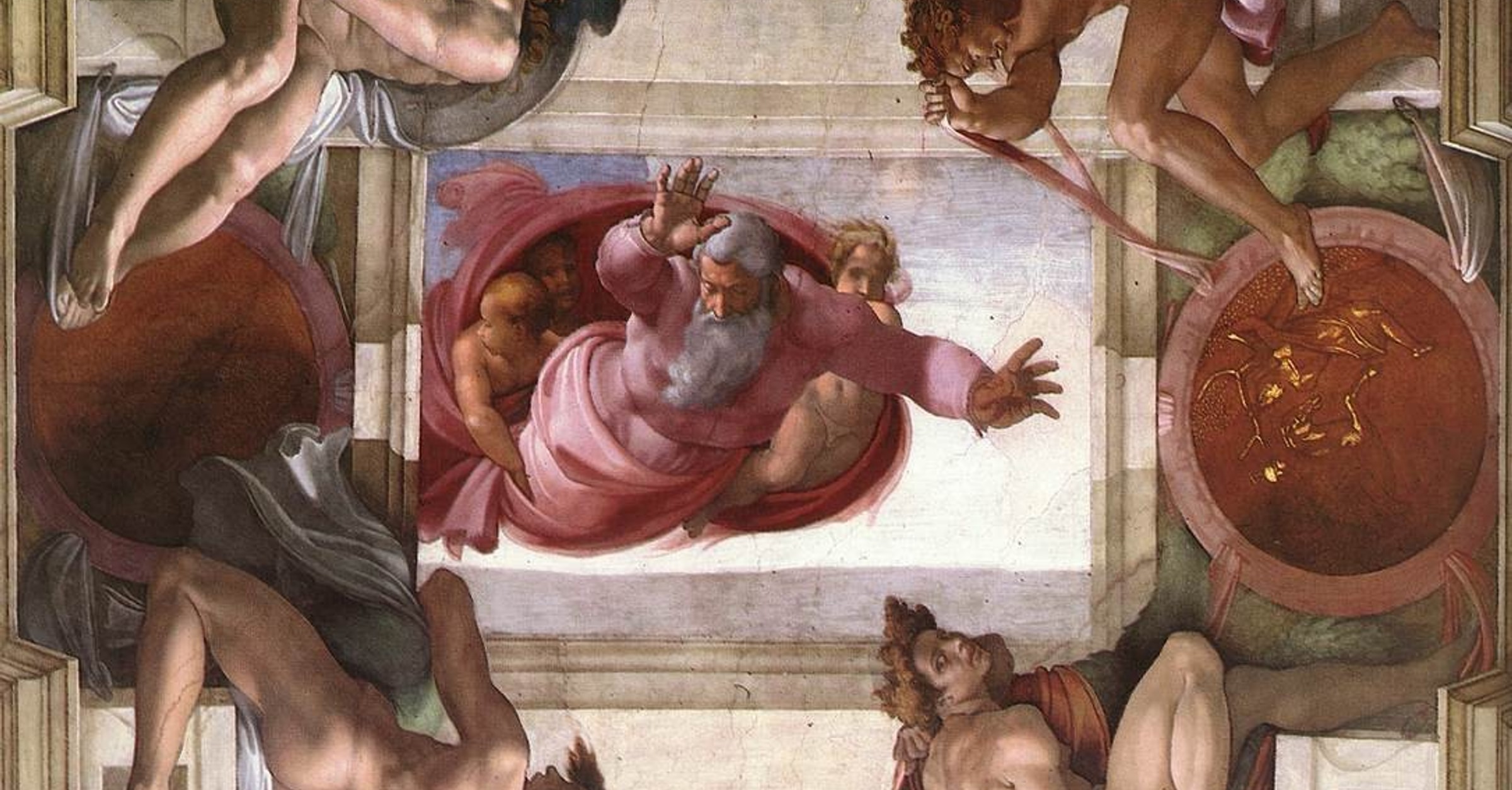 God Separating the Land from the Water, Sistine Chapel - World History ...