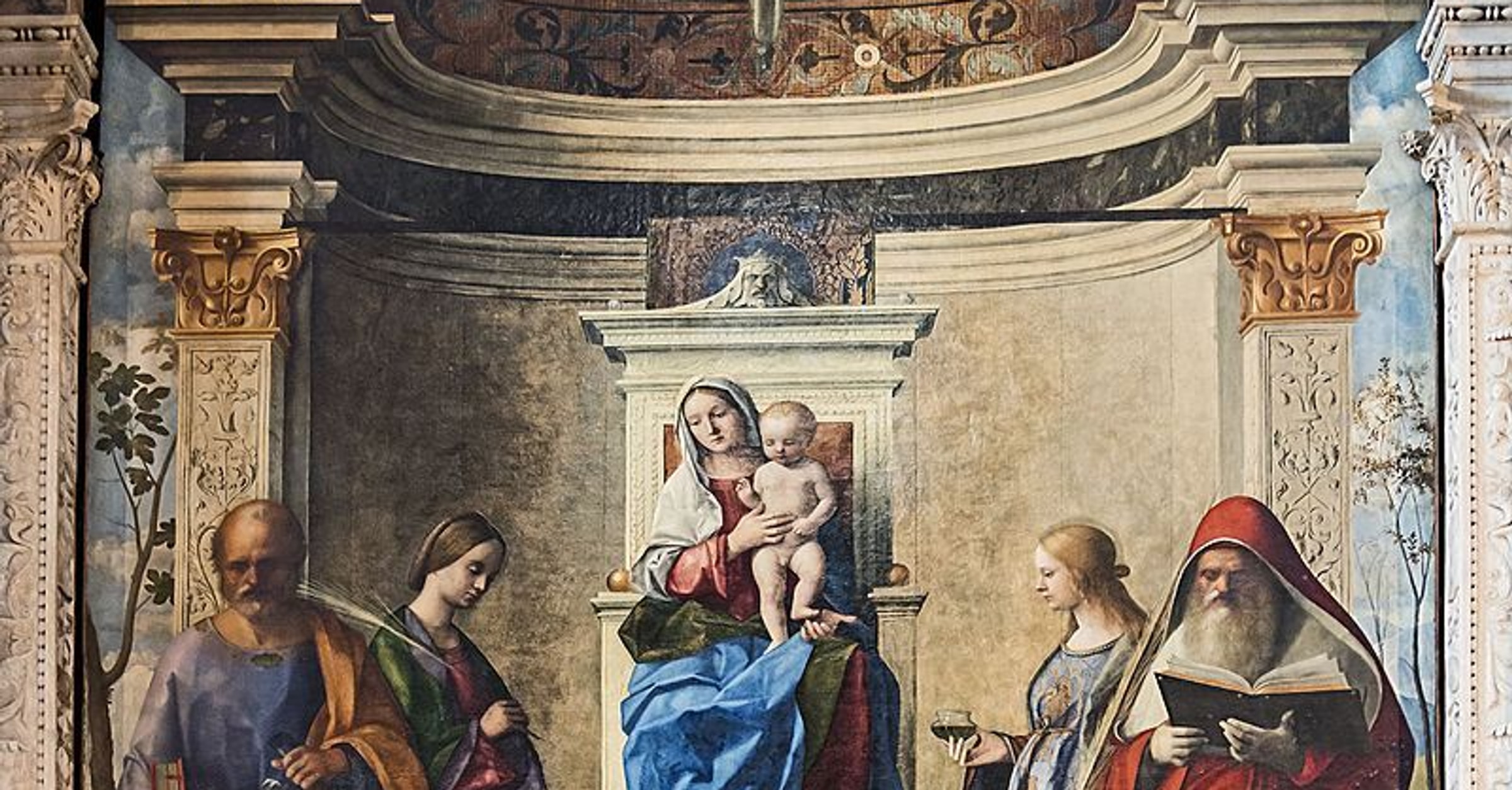 San Zaccaria Altarpiece by Giovanni Bellini - World History Encyclopedia