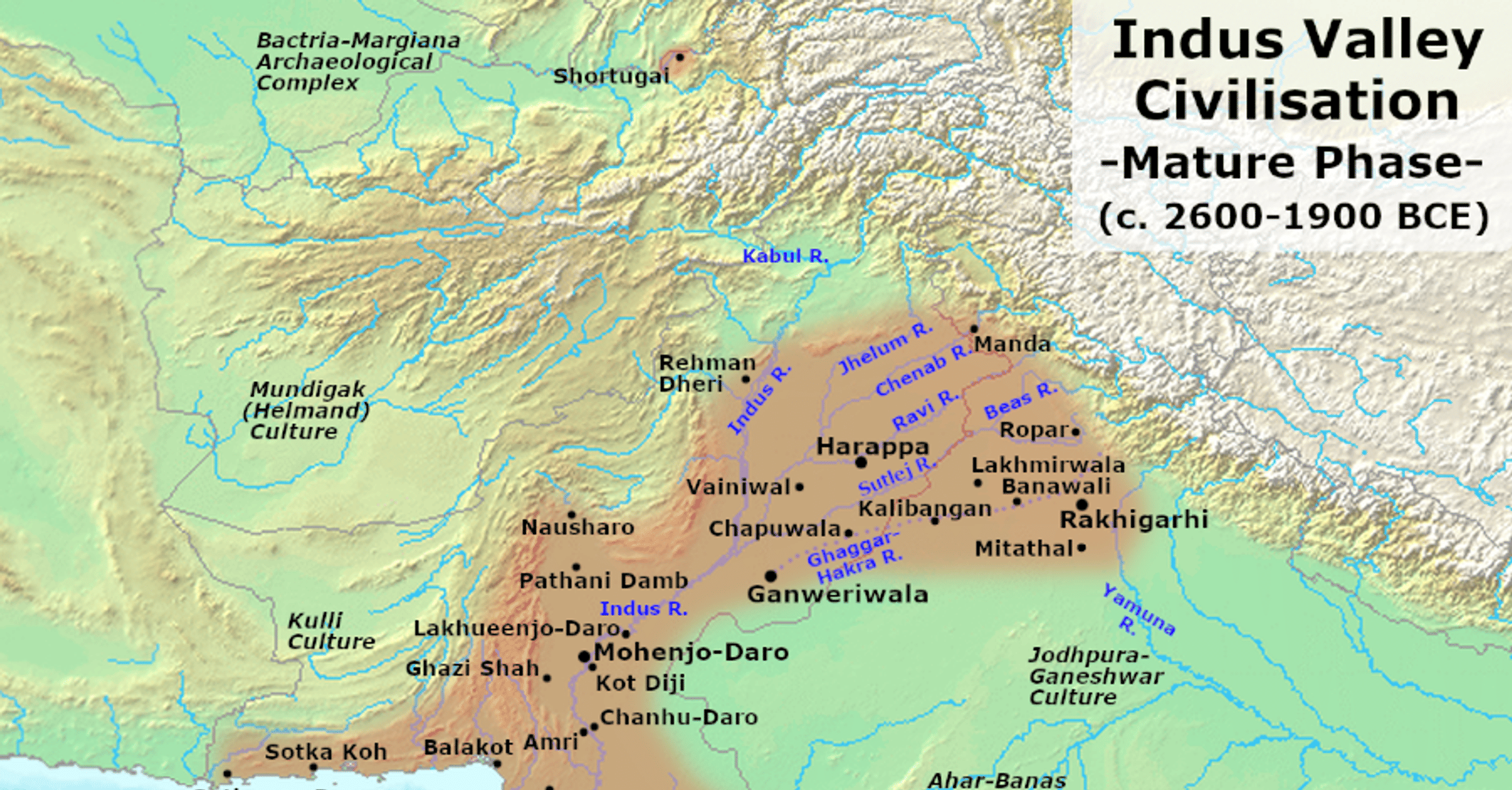 Indus Valley Civilization - Mature Harappan Phase - World History ...