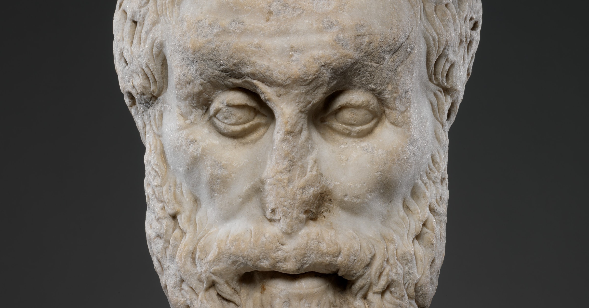 Marble Head of a Philosopher - World History Encyclopedia