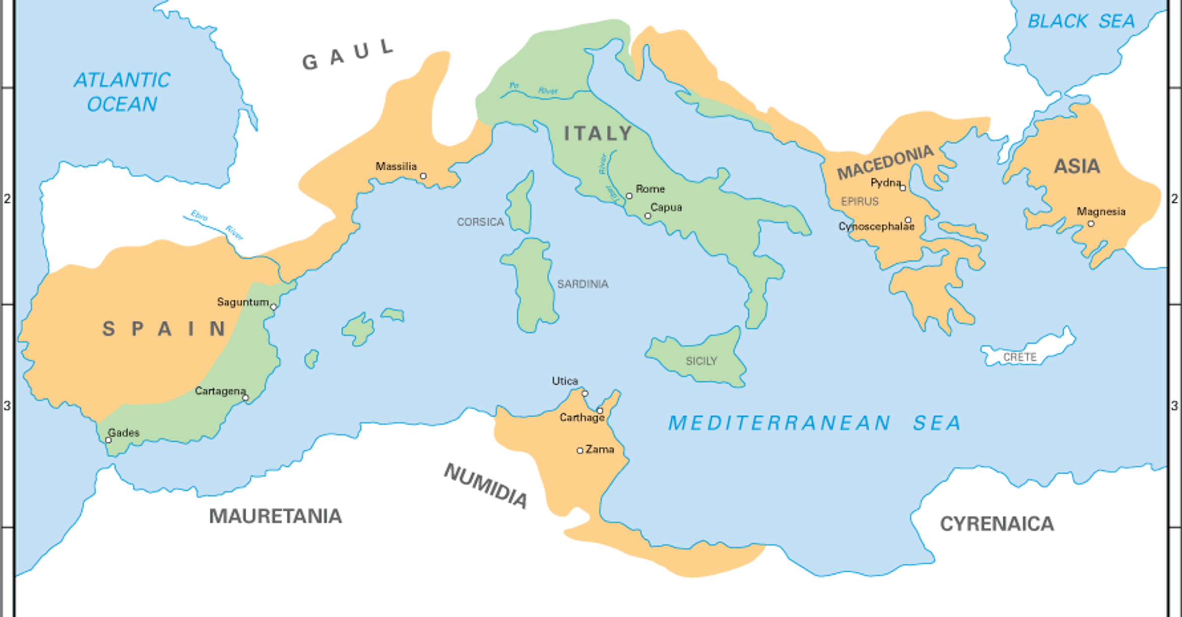 Map of 2nd Century Roman Expansion - World History Encyclopedia