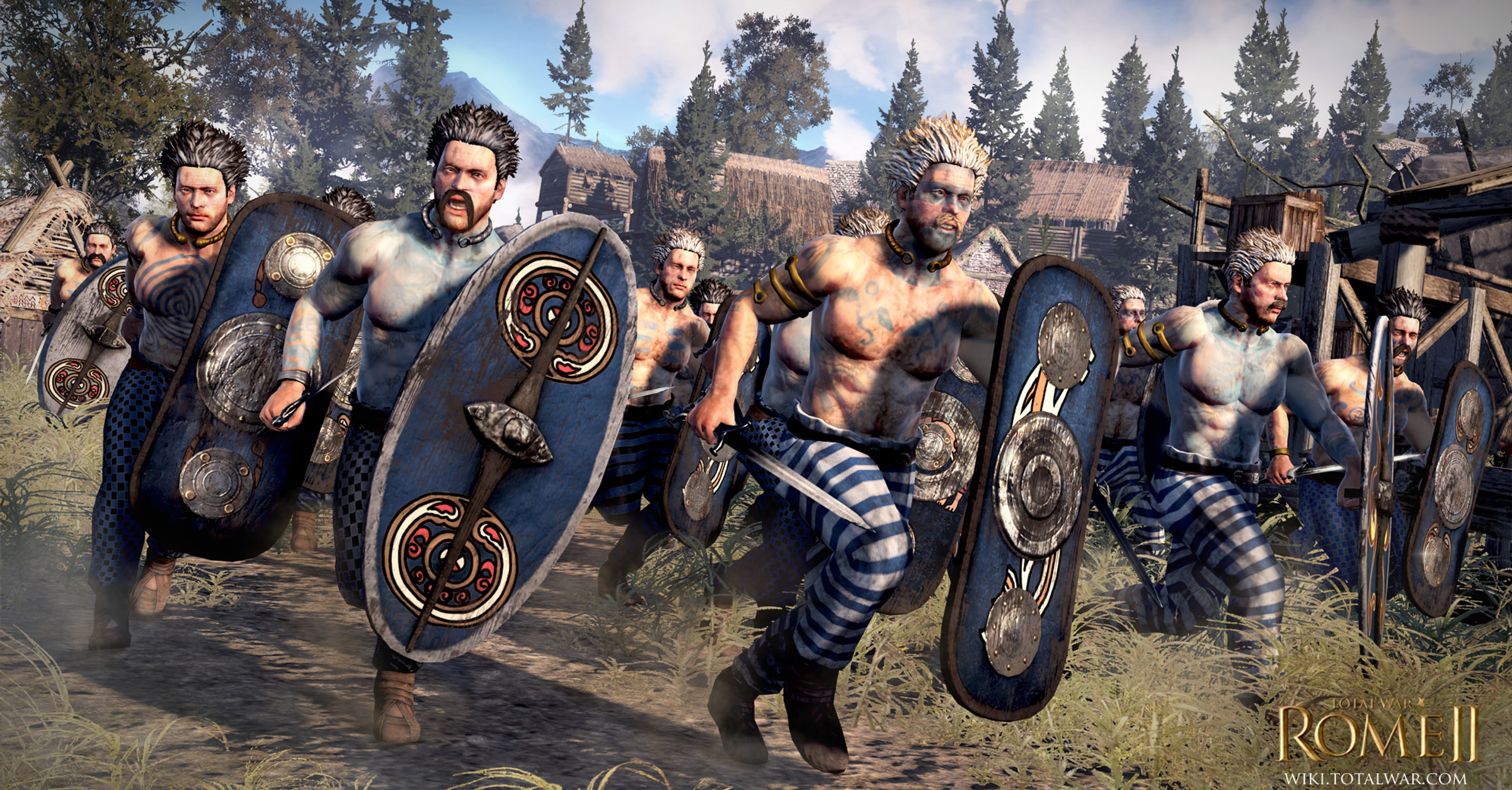Painted Celtic Warriors - World History Encyclopedia