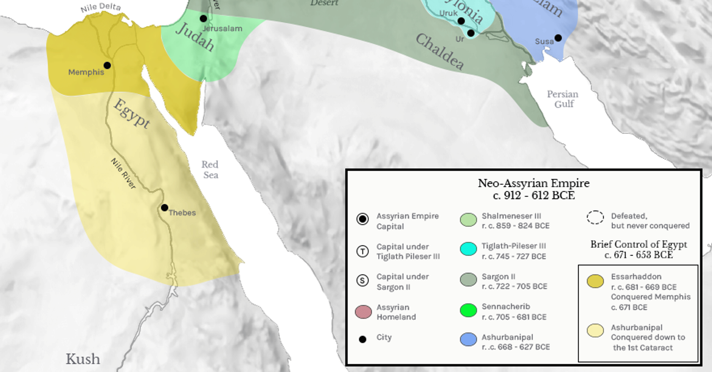 Neo-Assyrian Empire c. 912-612 BCE - World History Encyclopedia