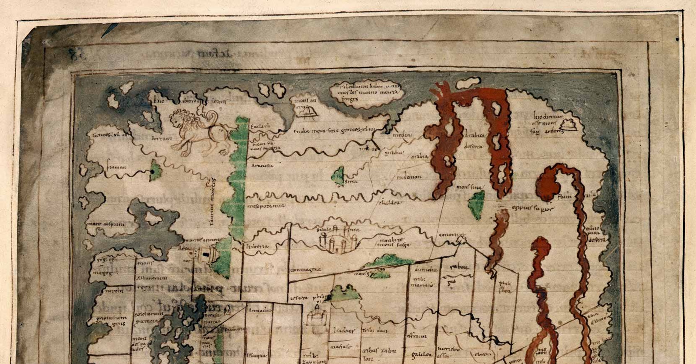 Anglo-Saxon Map of the World - World History Encyclopedia