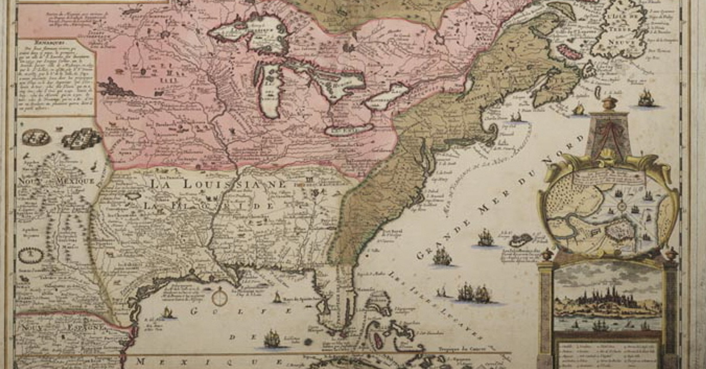 Map of New France - World History Encyclopedia
