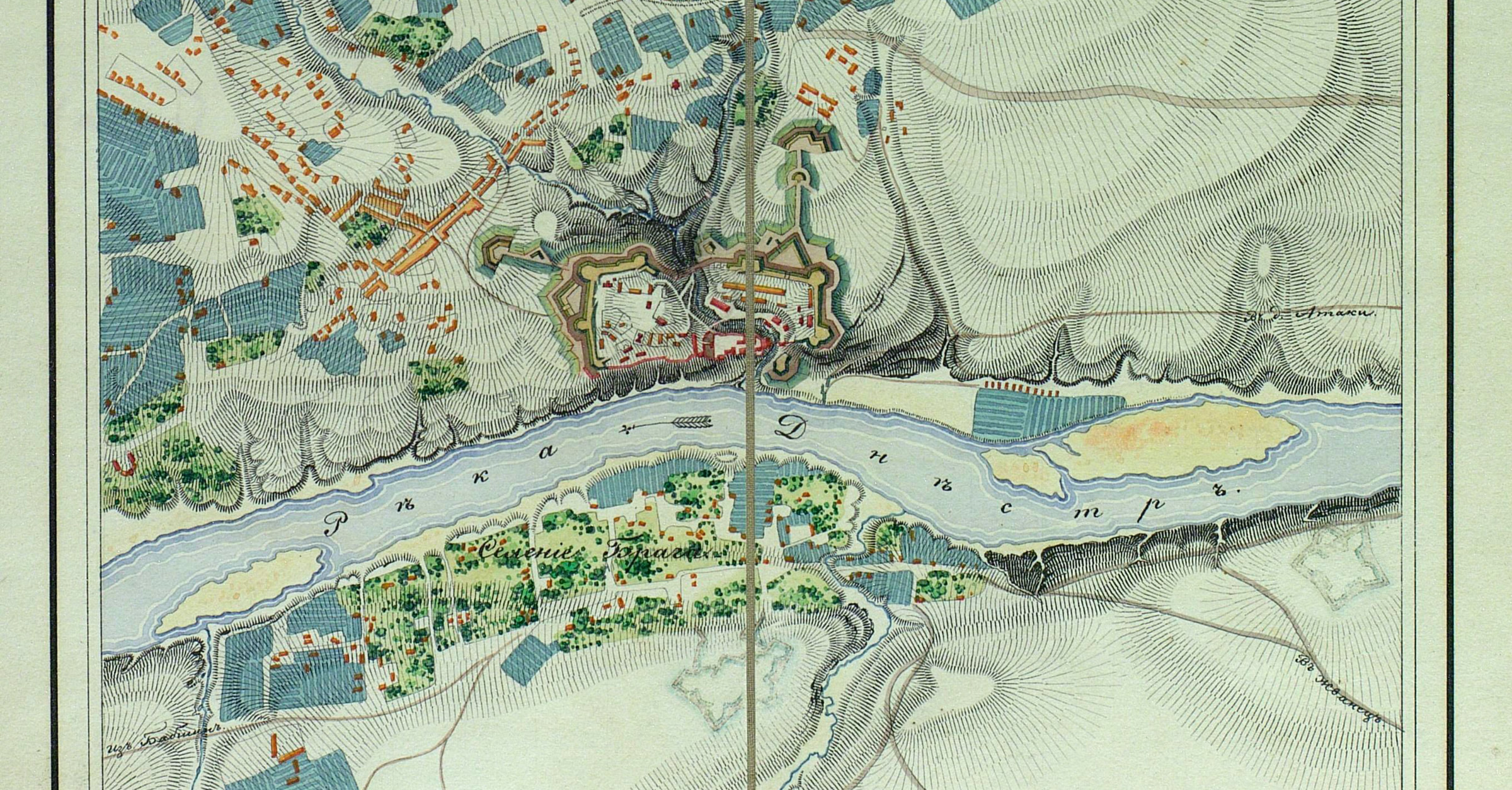 Map of the Khotyn Fortress - World History Encyclopedia