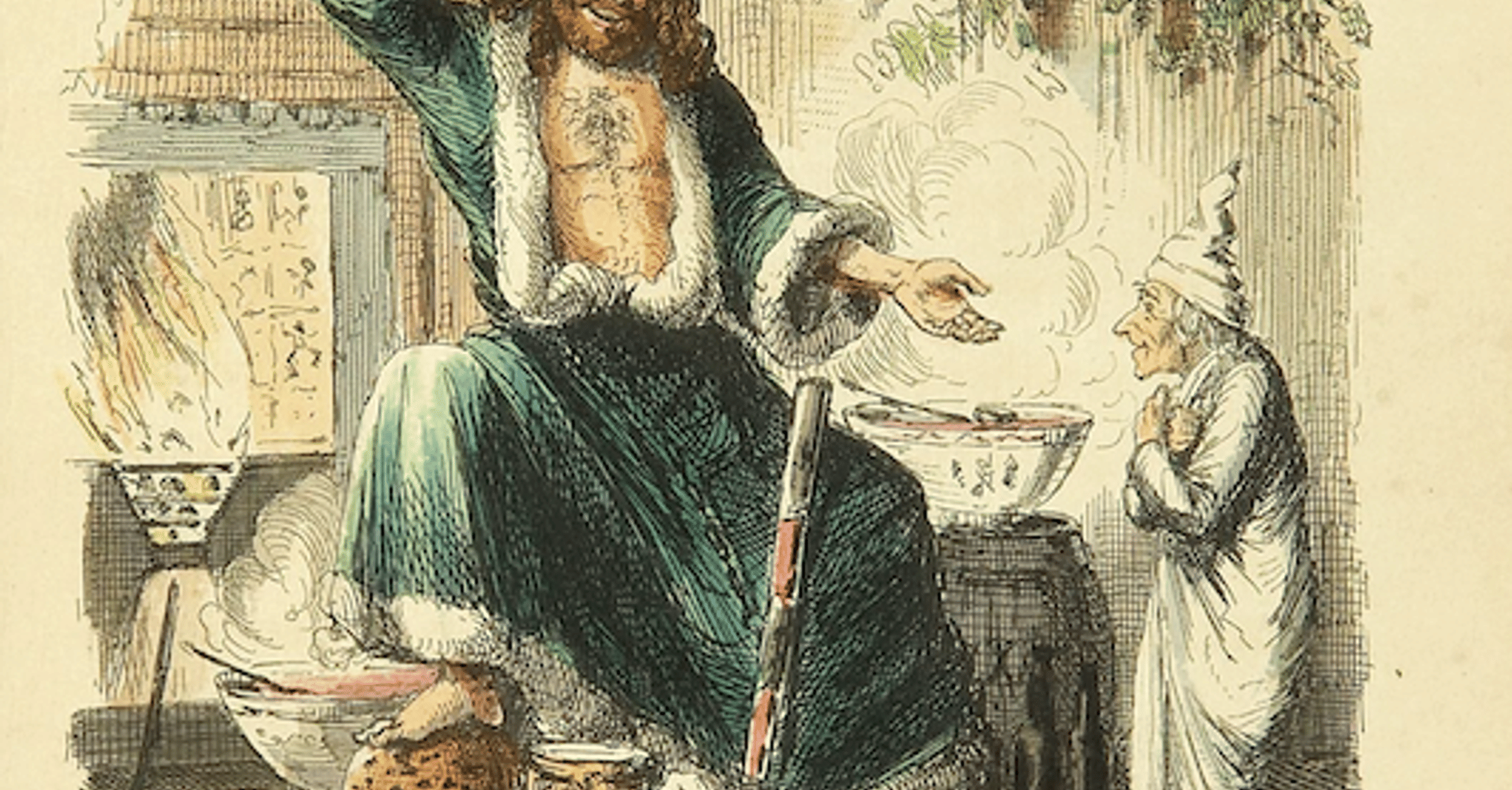 Scrooge & the Ghost of Christmas Present - World History Encyclopedia