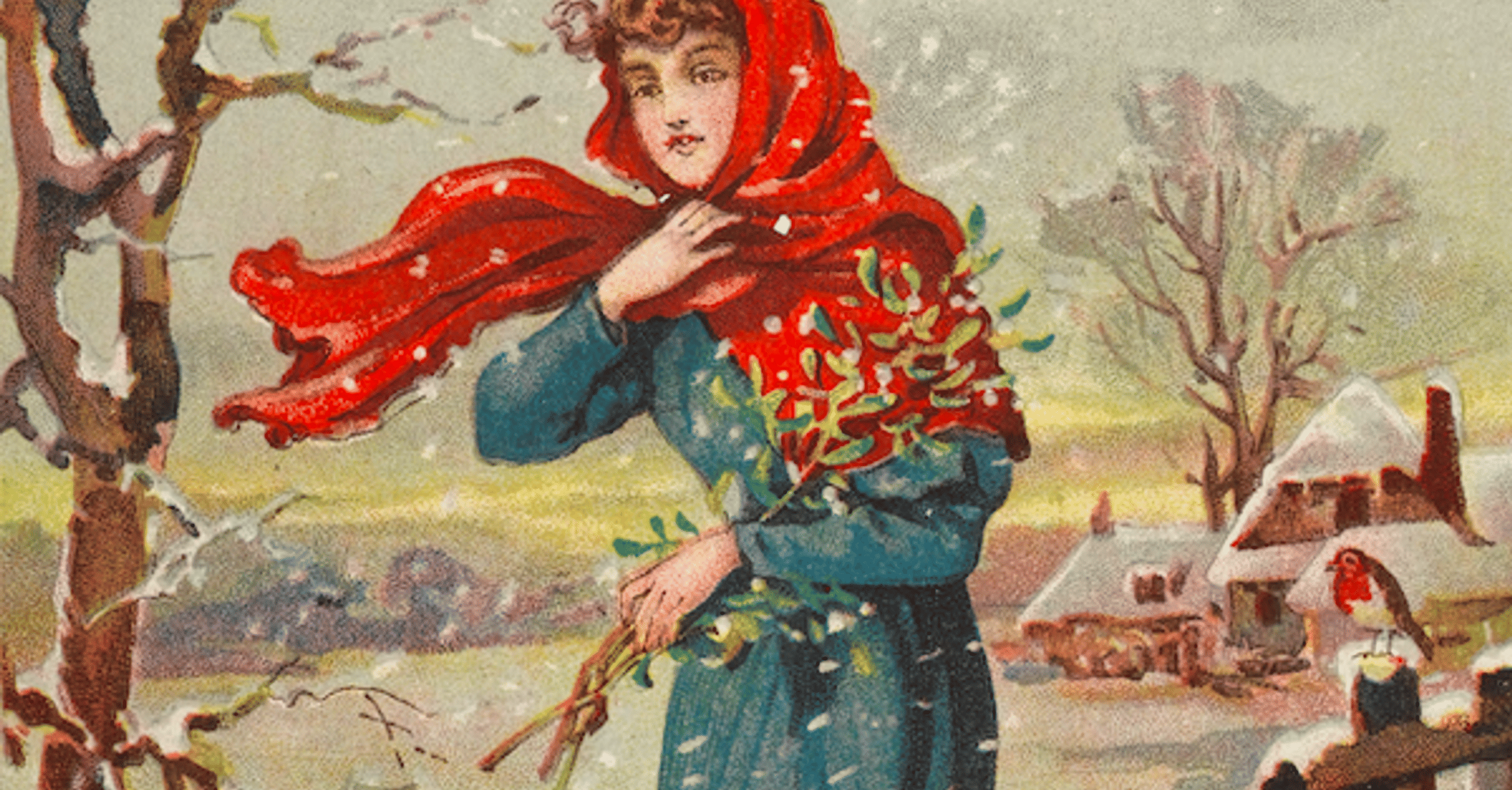 Lady Gathering Mistletoe - World History Encyclopedia