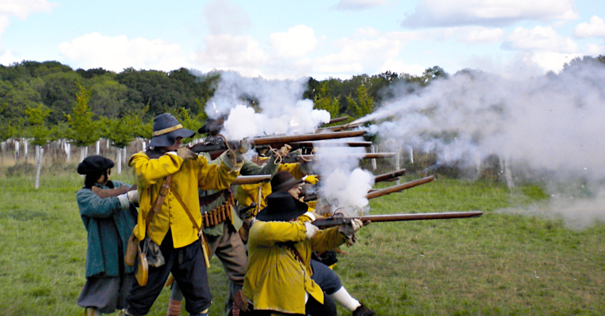 Musketeer Volley Fire - World History Encyclopedia