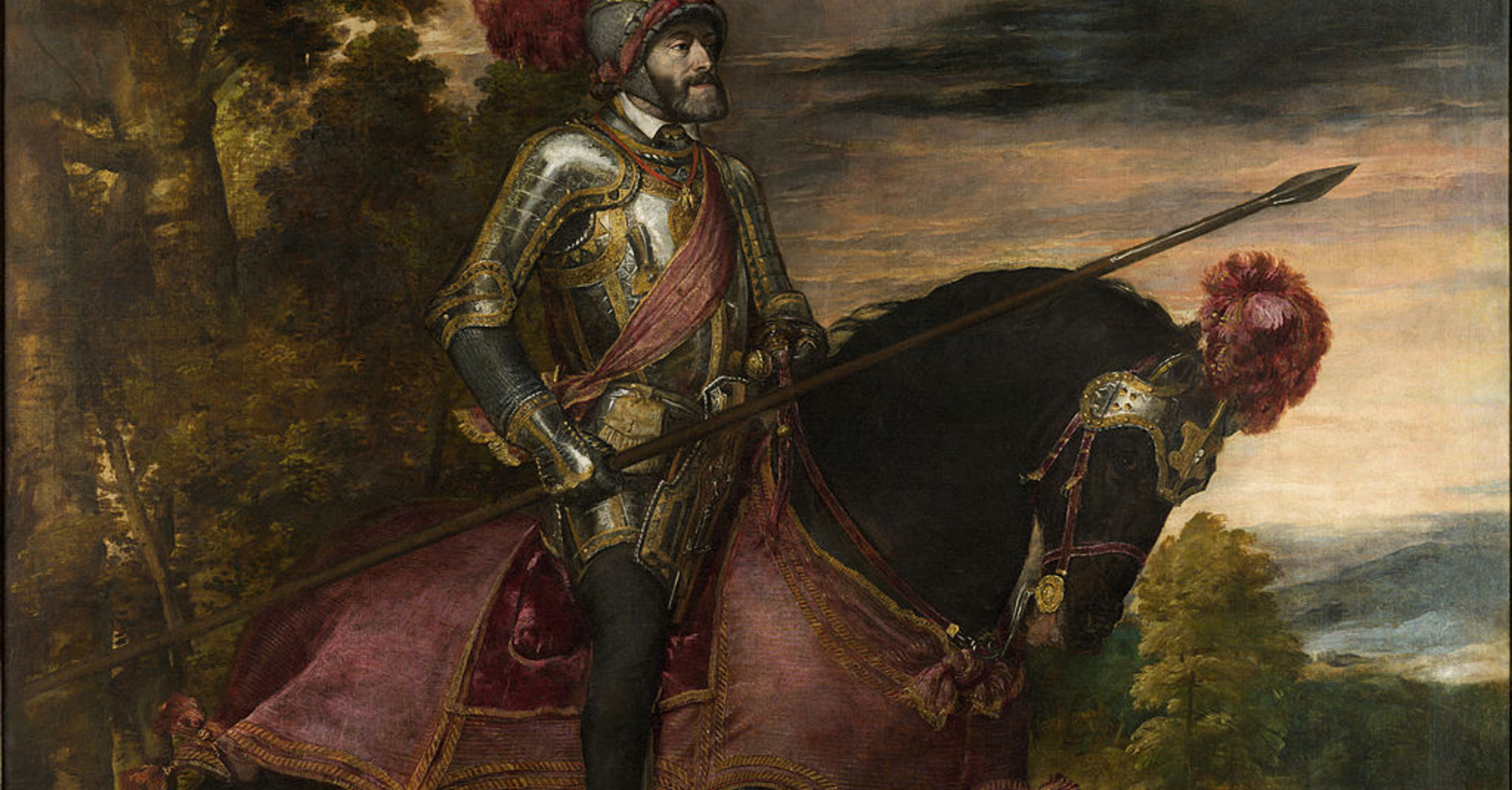 Equestrian Portrait of Charles V, Holy Roman Emperor - World History ...
