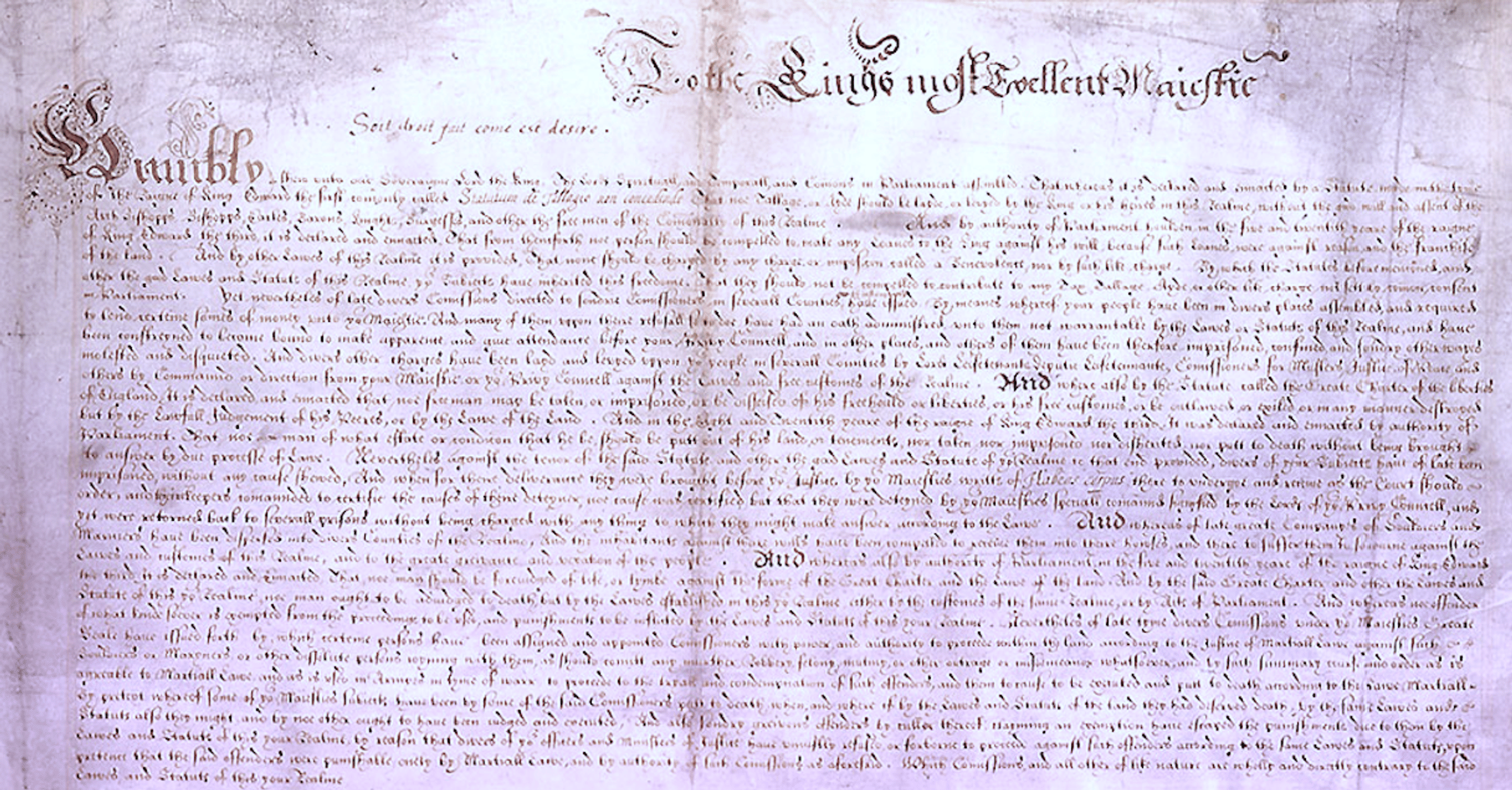 Petition of Right - World History Encyclopedia