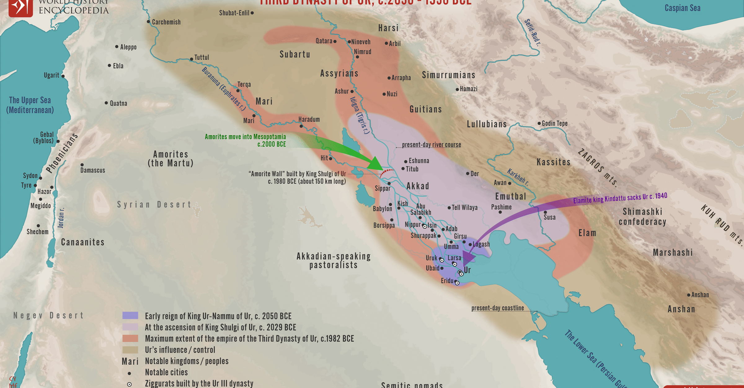 Verdenskartet Av Mesopotamia