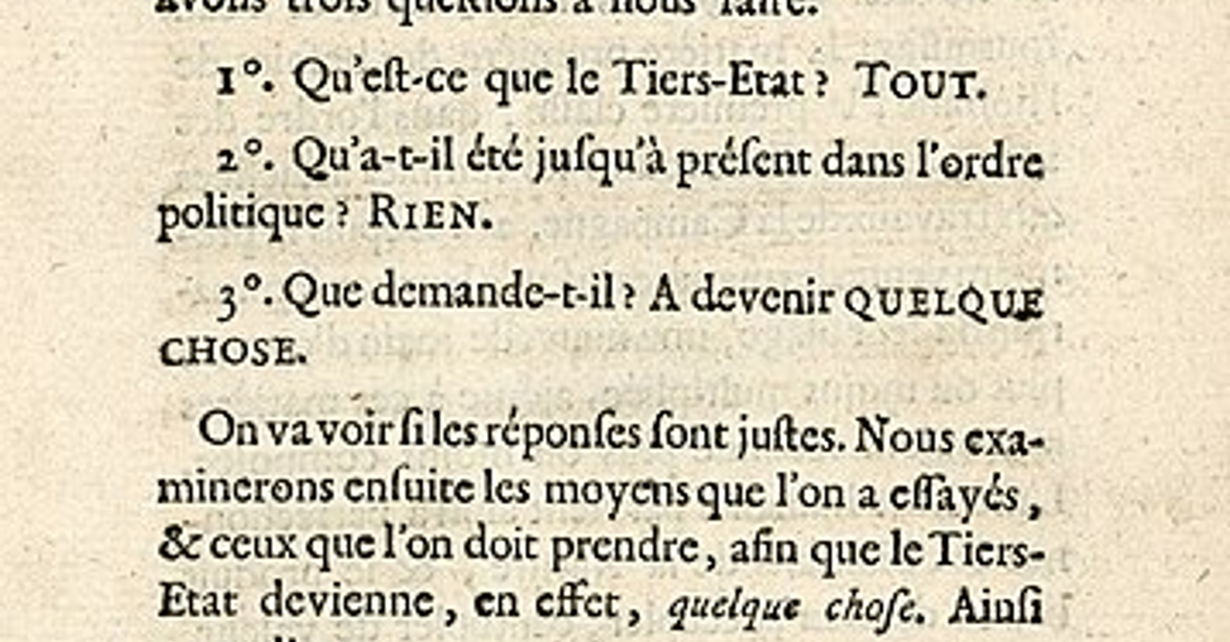 Excerpts from What is the Third Estate - World History Encyclopedia