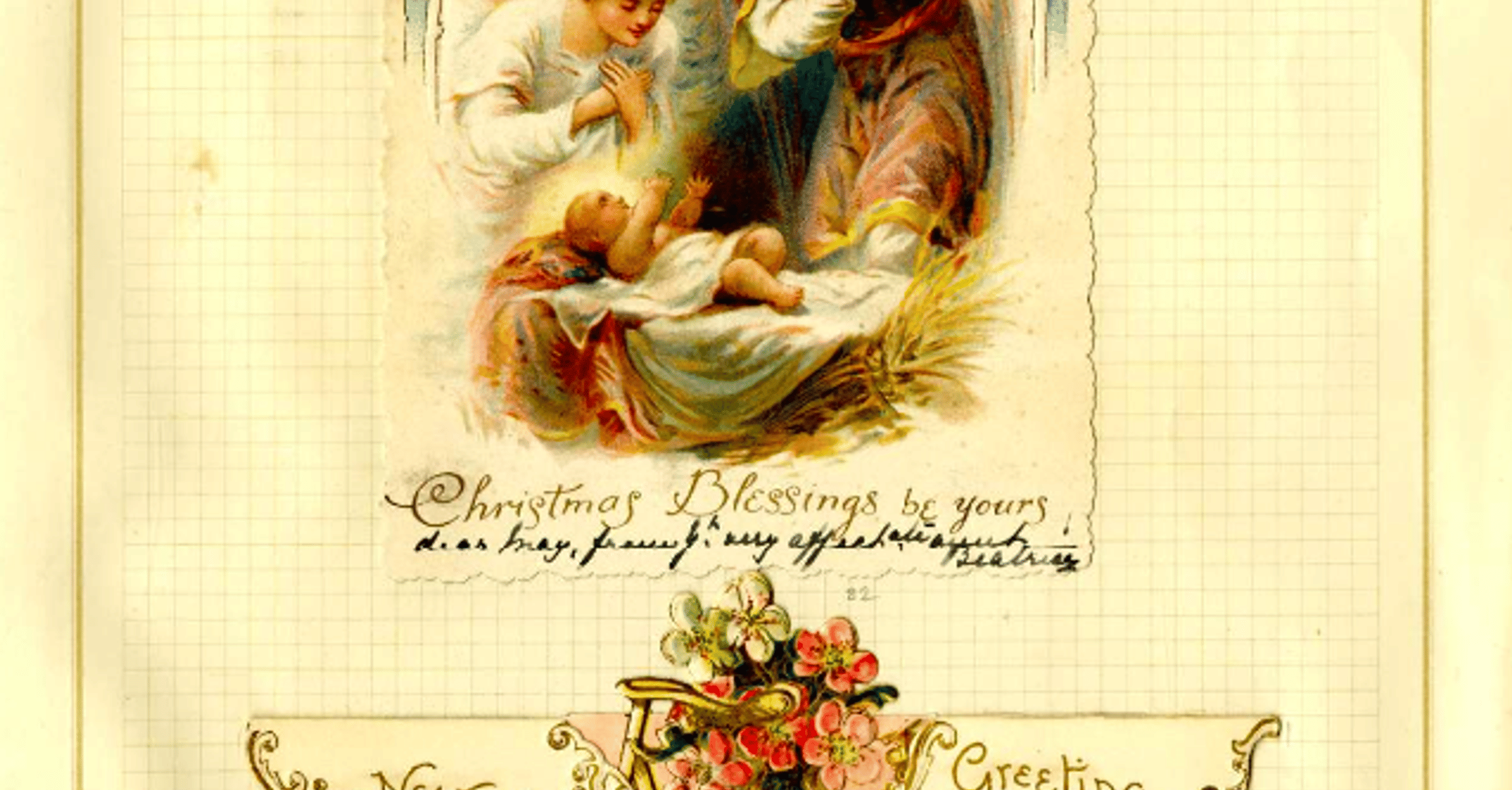 Two 1899 Christmas Cards - World History Encyclopedia