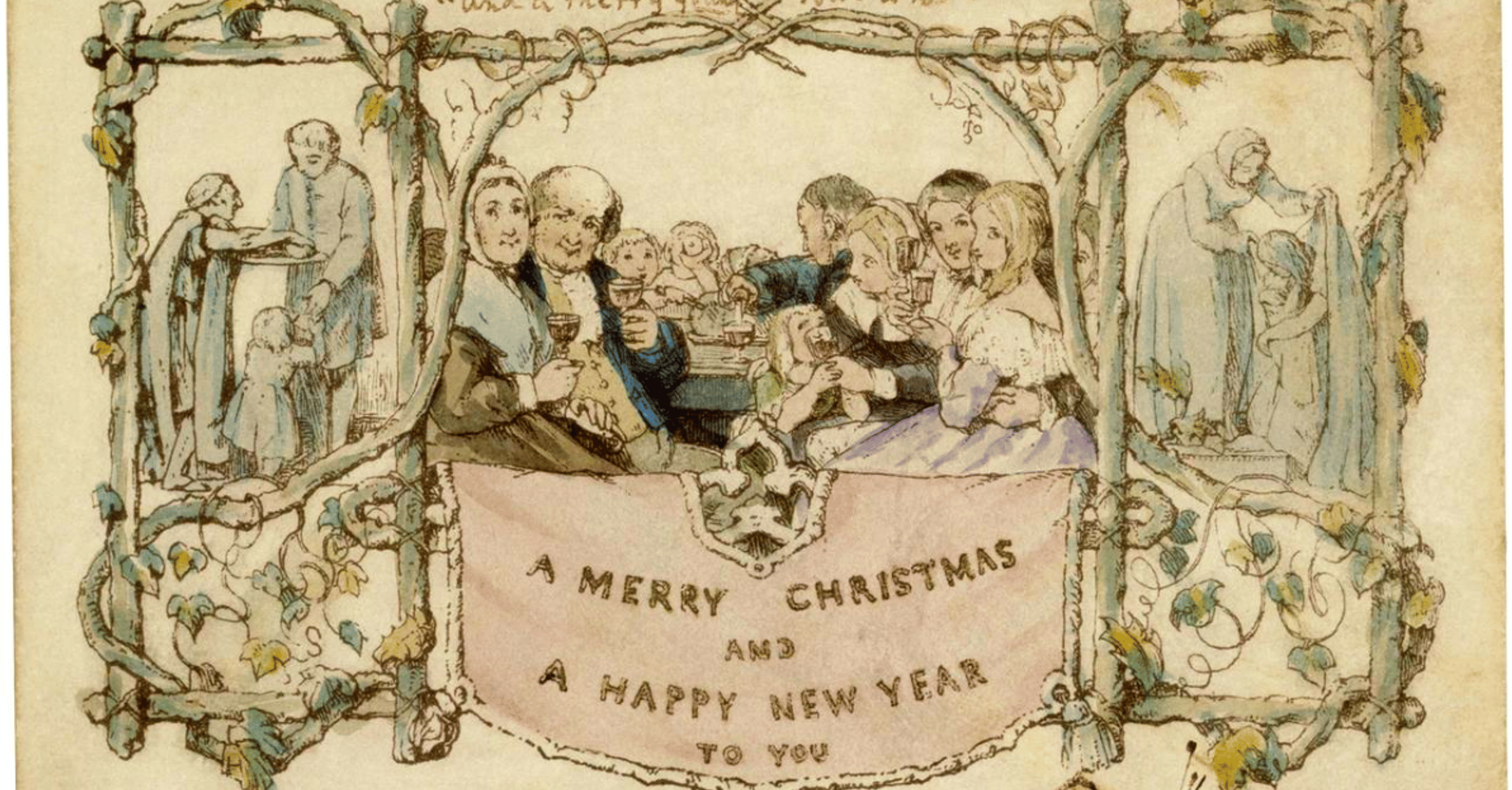 The First Printed Christmas Card - World History Encyclopedia