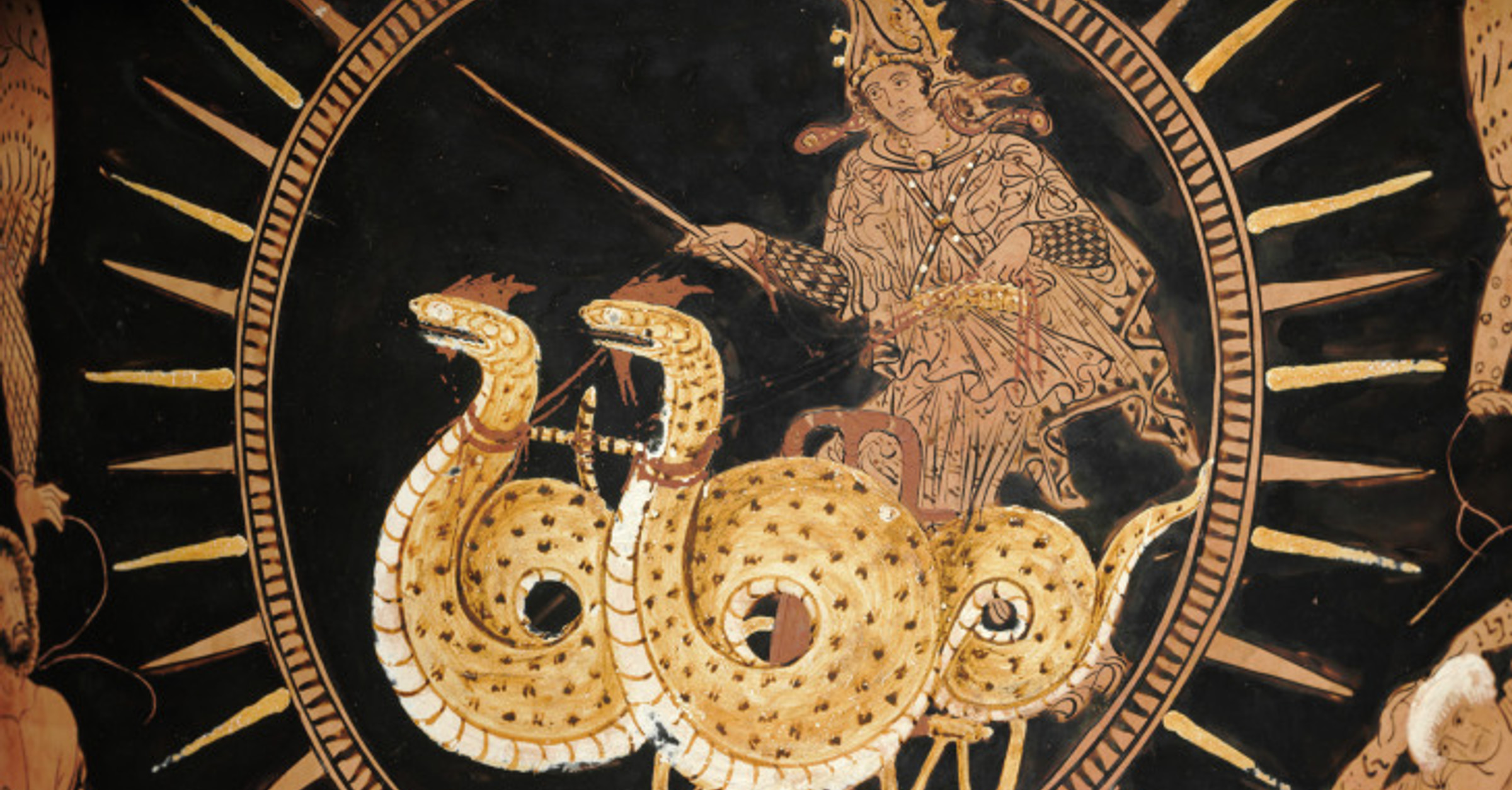 Medea on Her Chariot - World History Encyclopedia