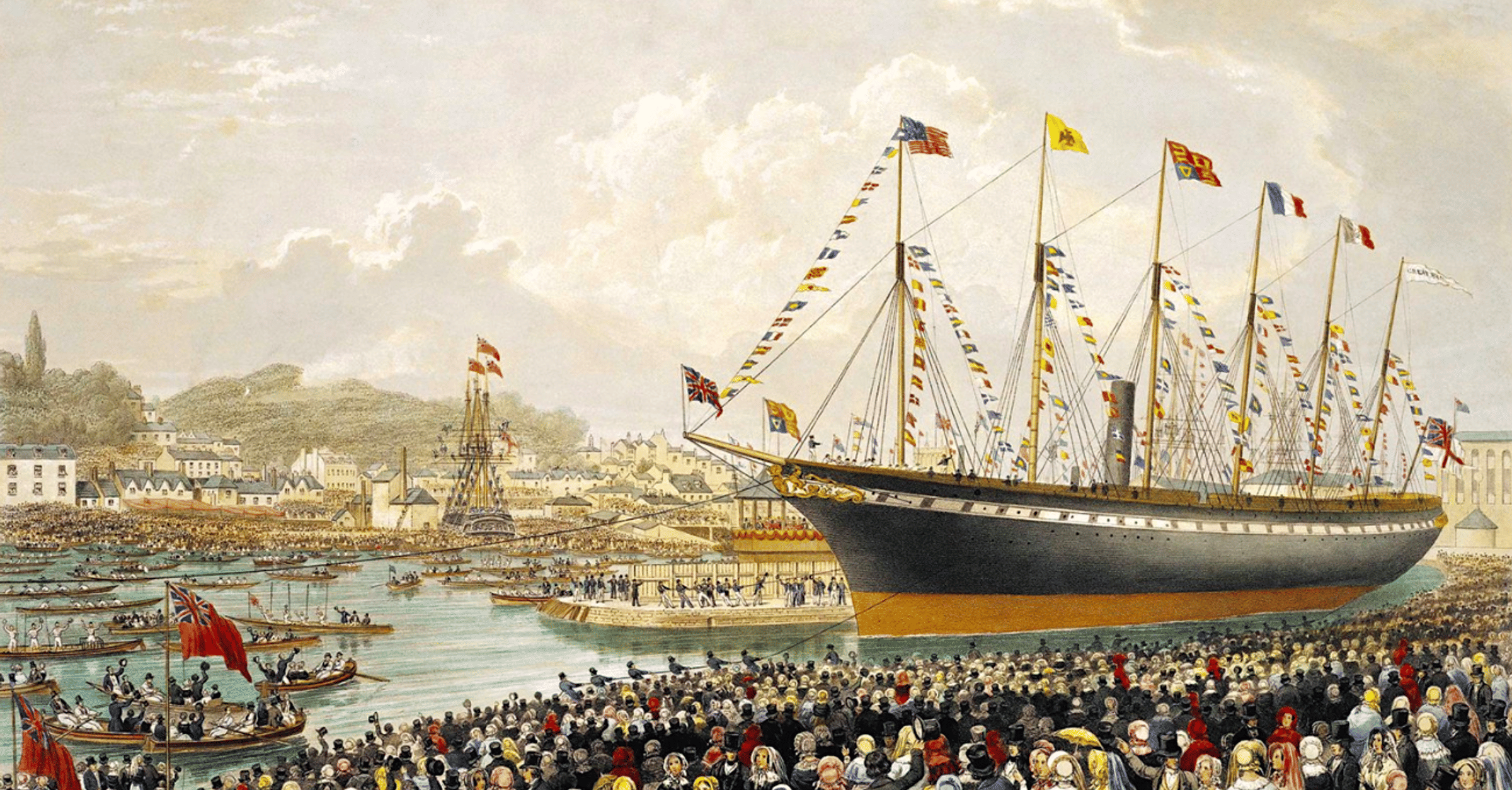 Launch of SS Great Britain - World History Encyclopedia