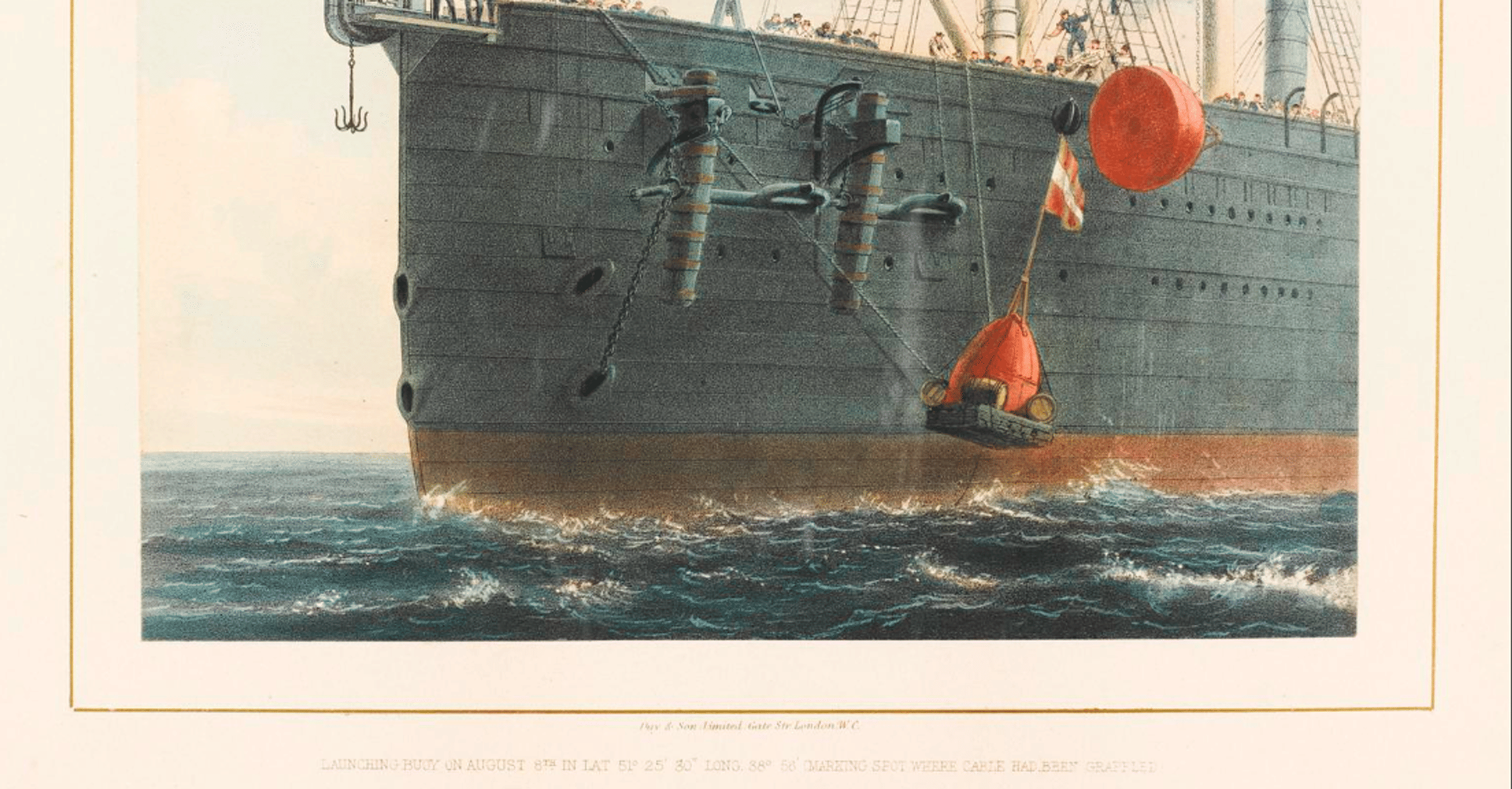 SS Great Eastern Laying a Telegraph Cable - World History Encyclopedia
