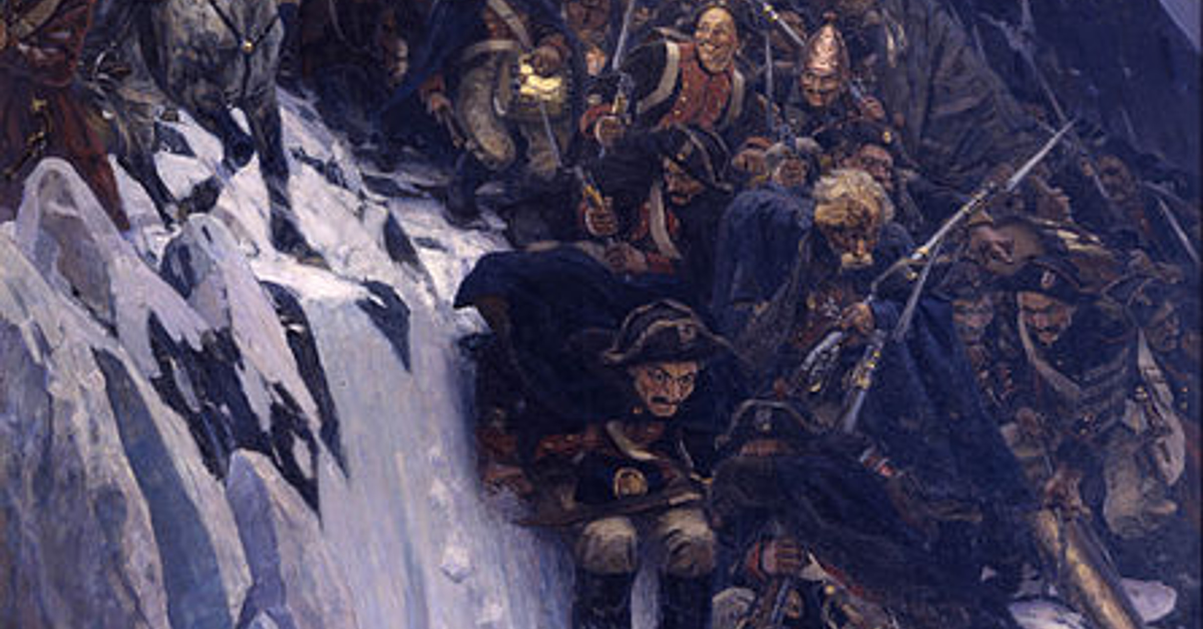 Suvorov Crossing the Alps in 1799 - World History Encyclopedia