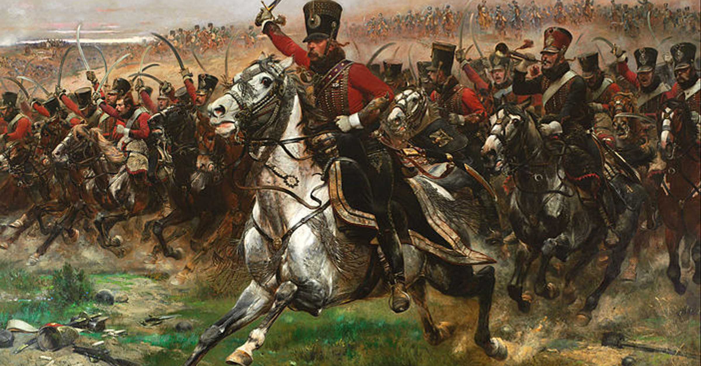 Charge of the French 4th Hussars at Friedland - World History Encyclopedia