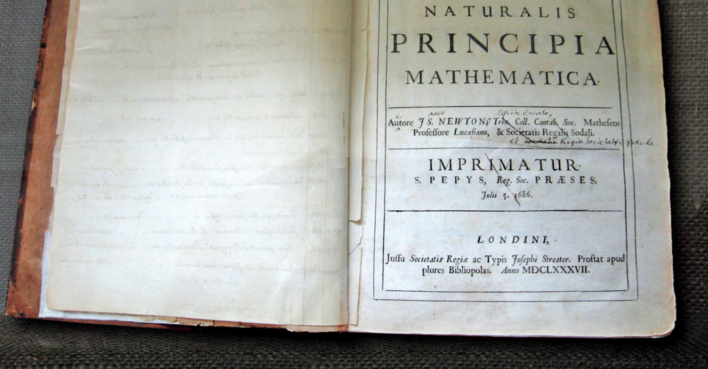 Newton's Copy of Principia - World History Encyclopedia