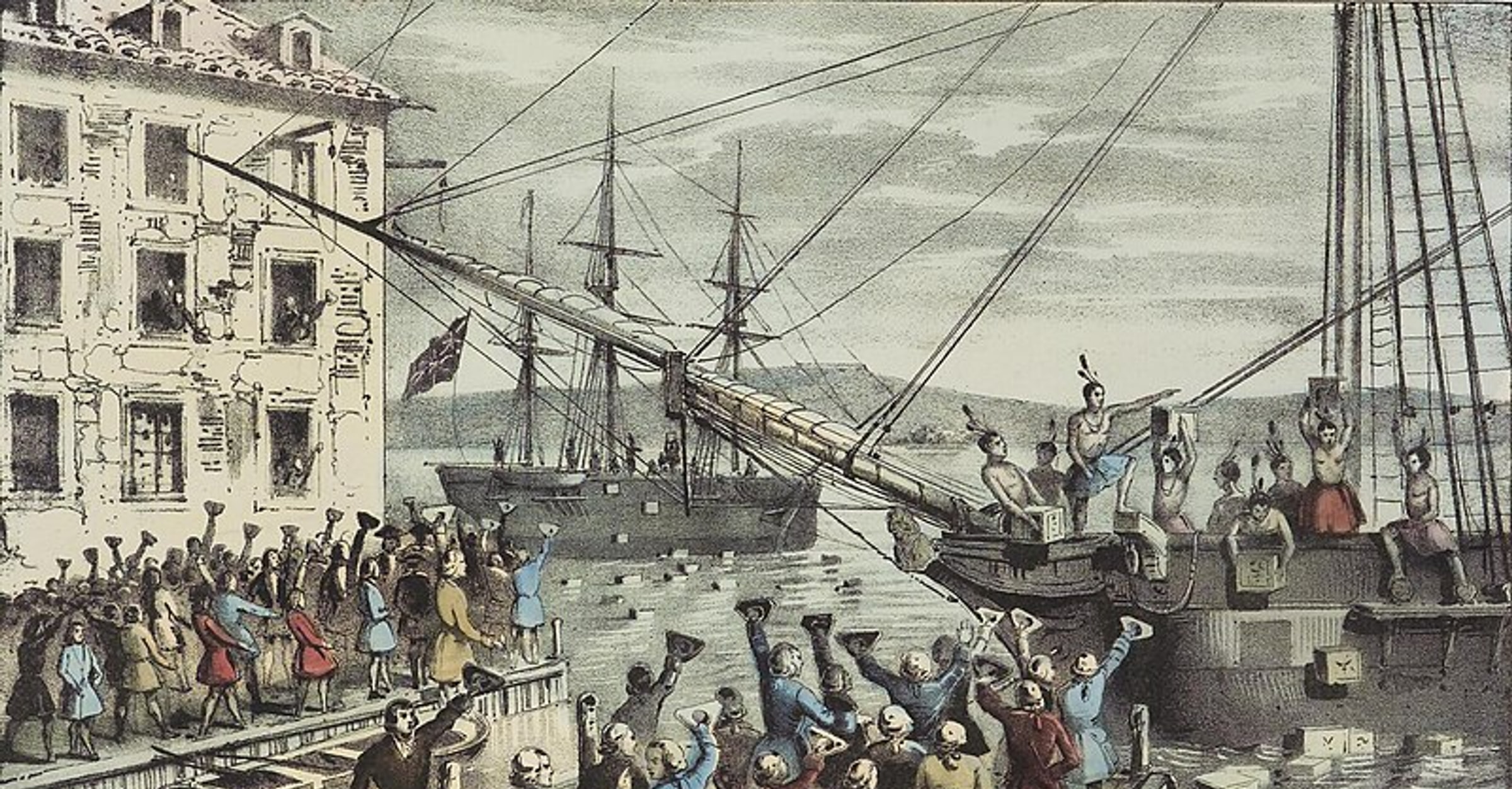 Motín del té - Enciclopedia de la Historia del Mundo