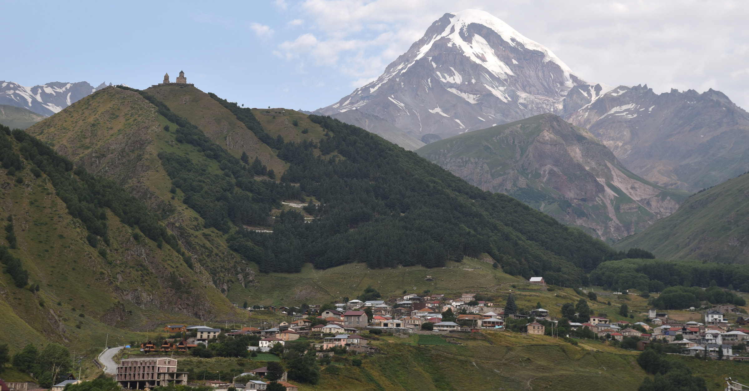 Mount Kazbeg in the Caucasus Mountains, Georgia - World History ...