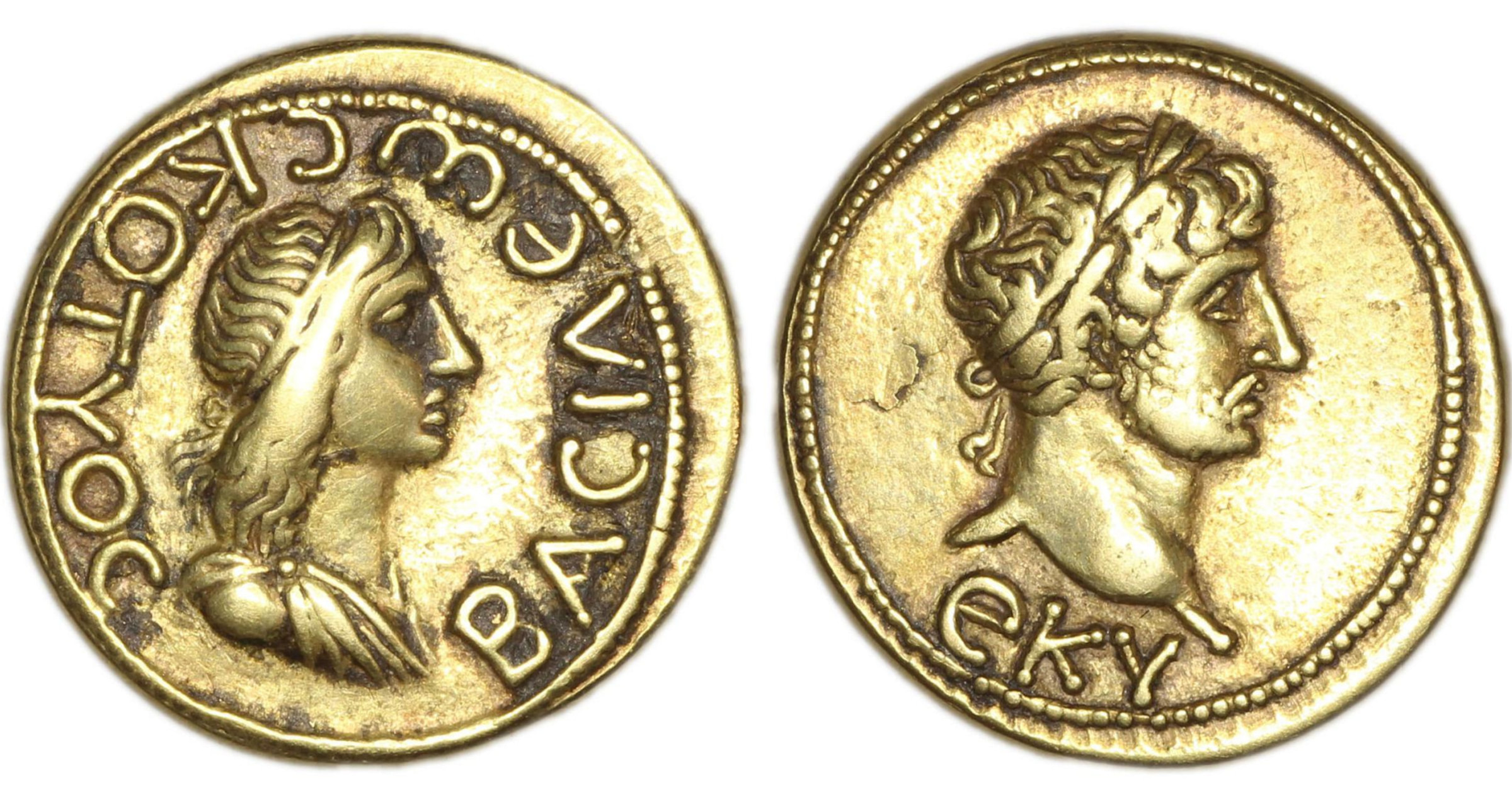 Gold Coin of Bosporan king Cotys II - World History Encyclopedia