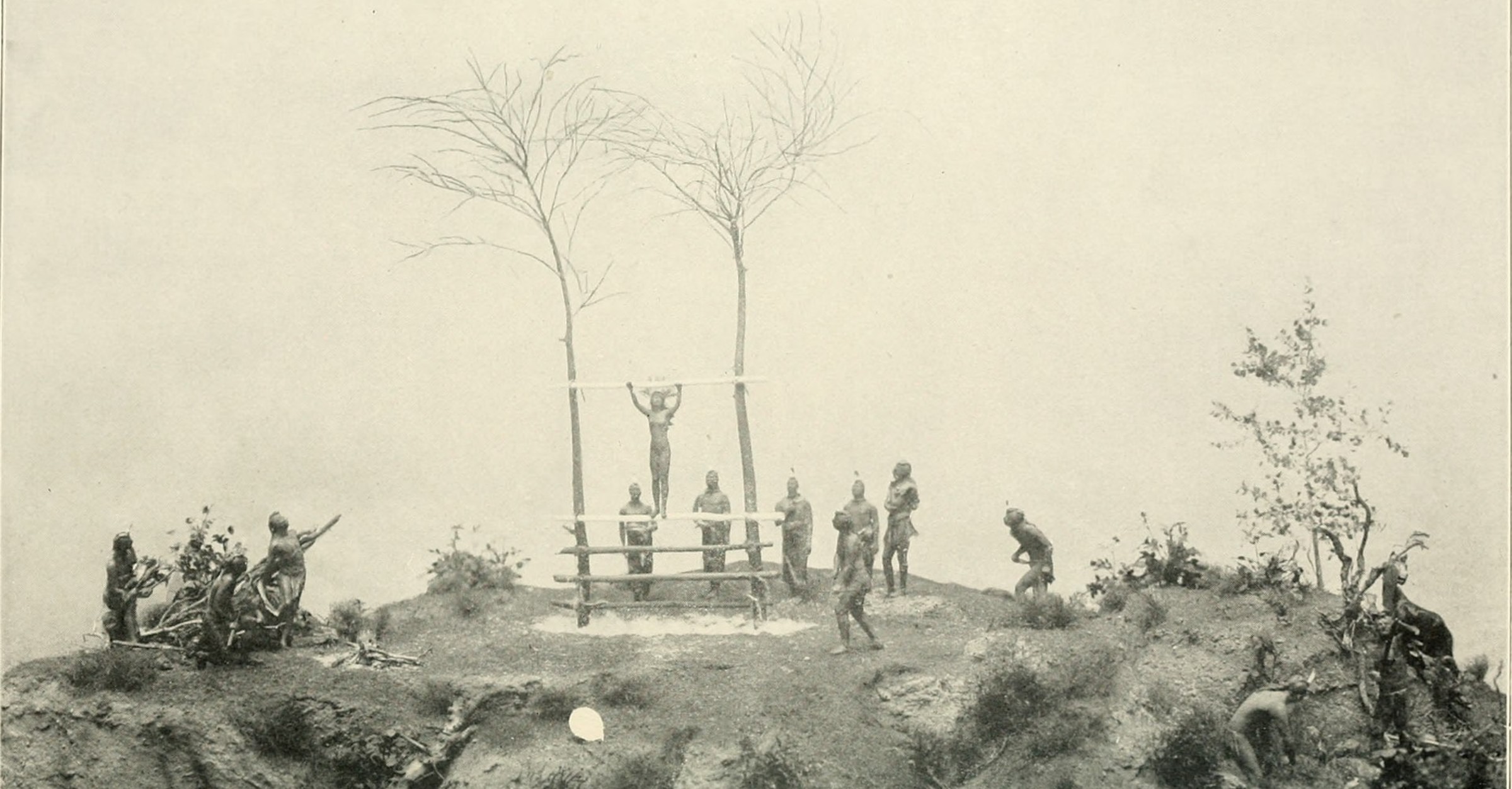 Pawnee Morning Star Ritual Miniature Model - World History Encyclopedia