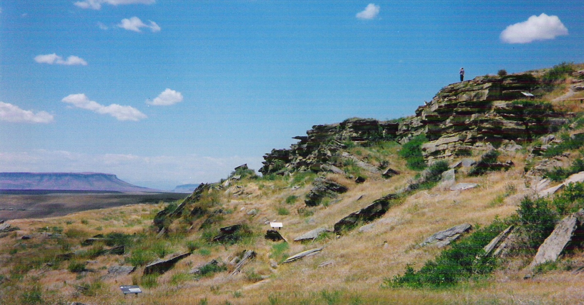 Buffalo Jump, near Ulm, Montana - World History Encyclopedia