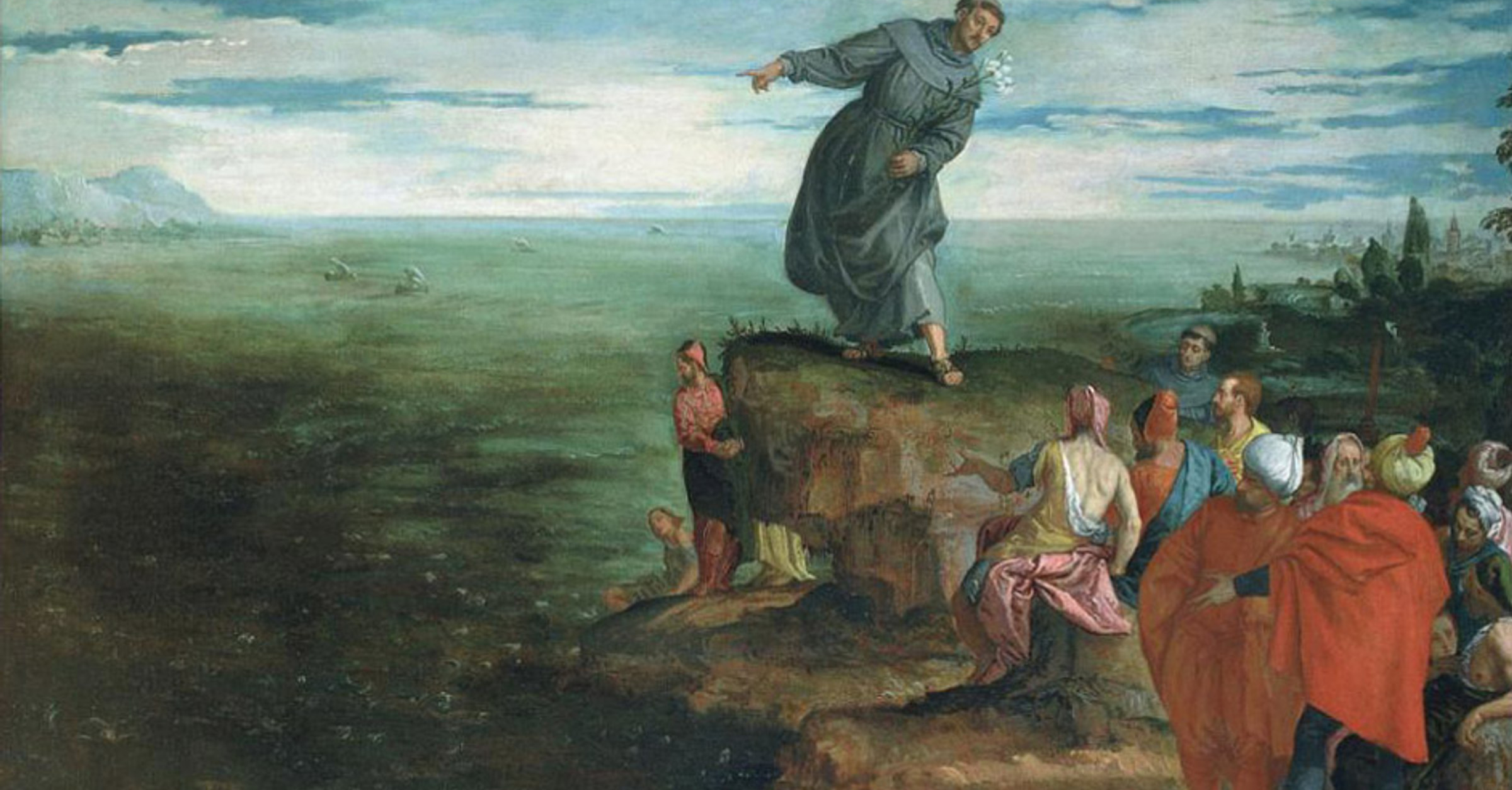 Saint Anthony Preaching to the Fish - World History Encyclopedia