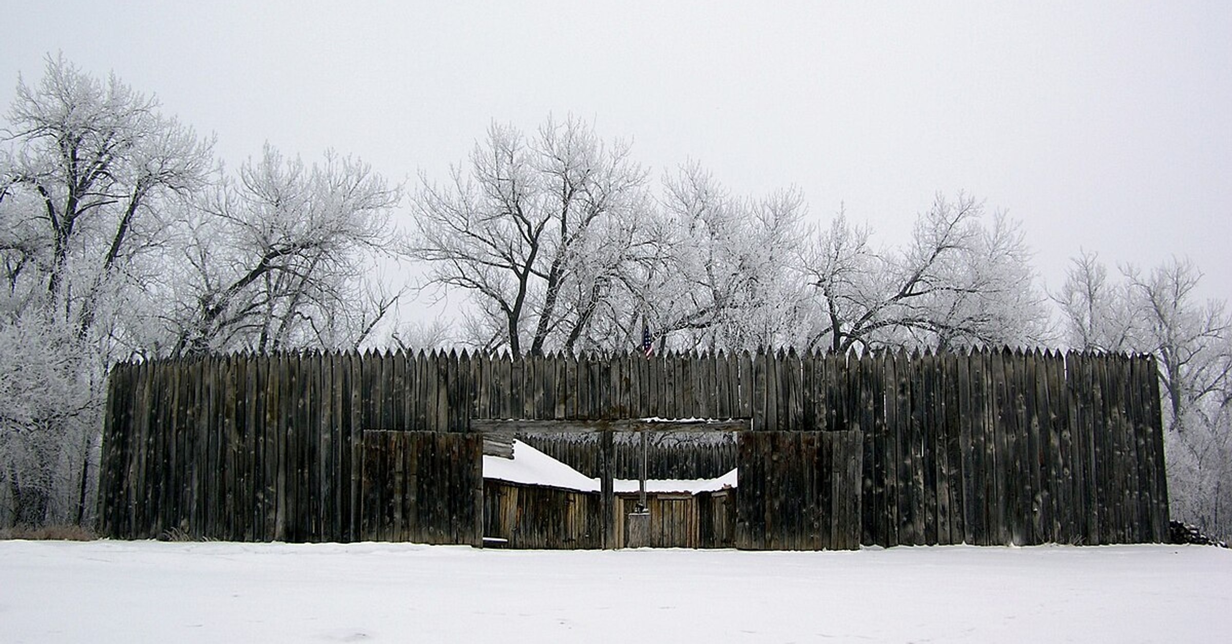 Reconstruction of Fort Mandan - World History Encyclopedia