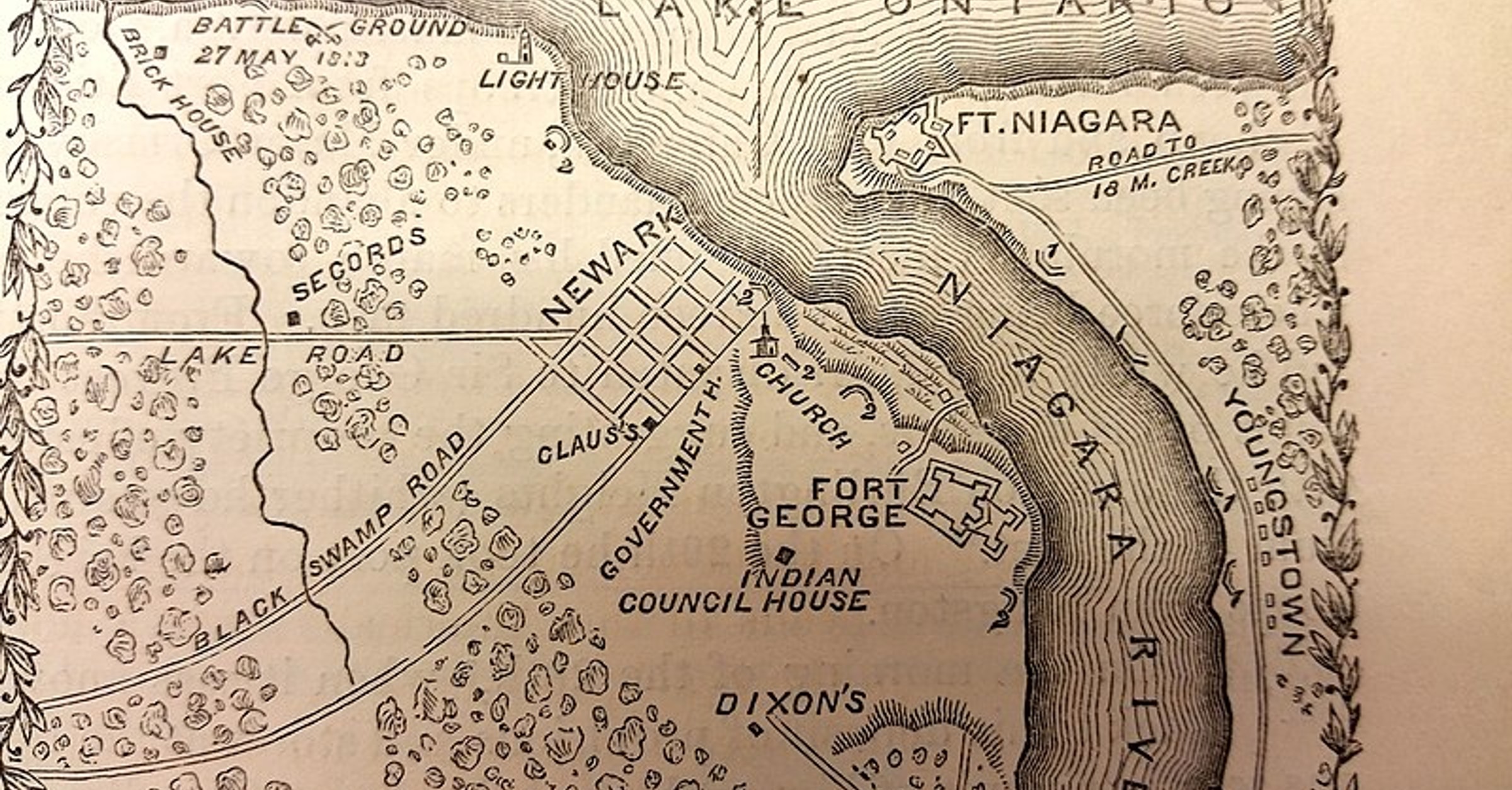 Map of Fort George, c. 1812 - World History Encyclopedia