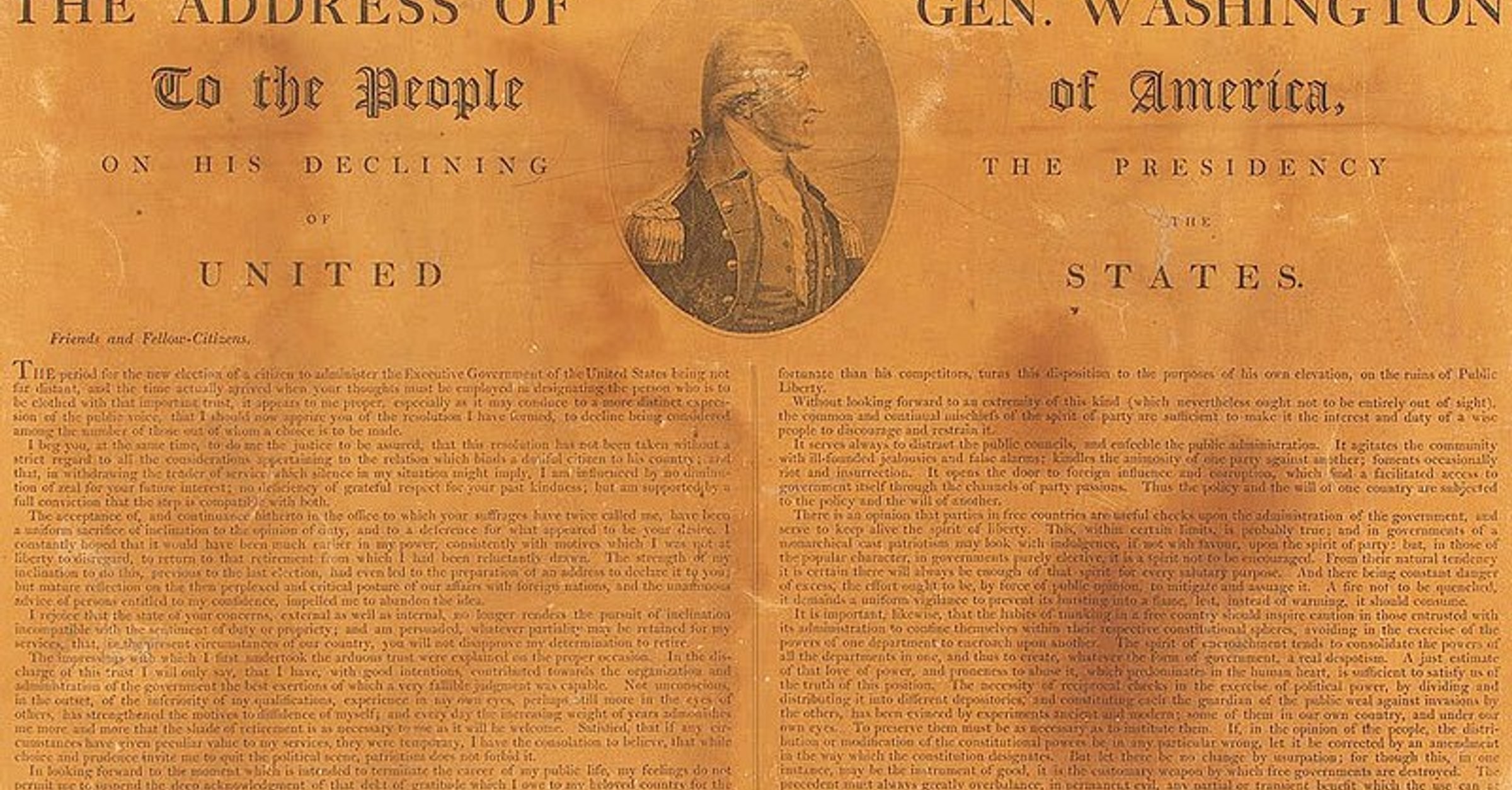 George Washington's Farewell Address - World History Encyclopedia