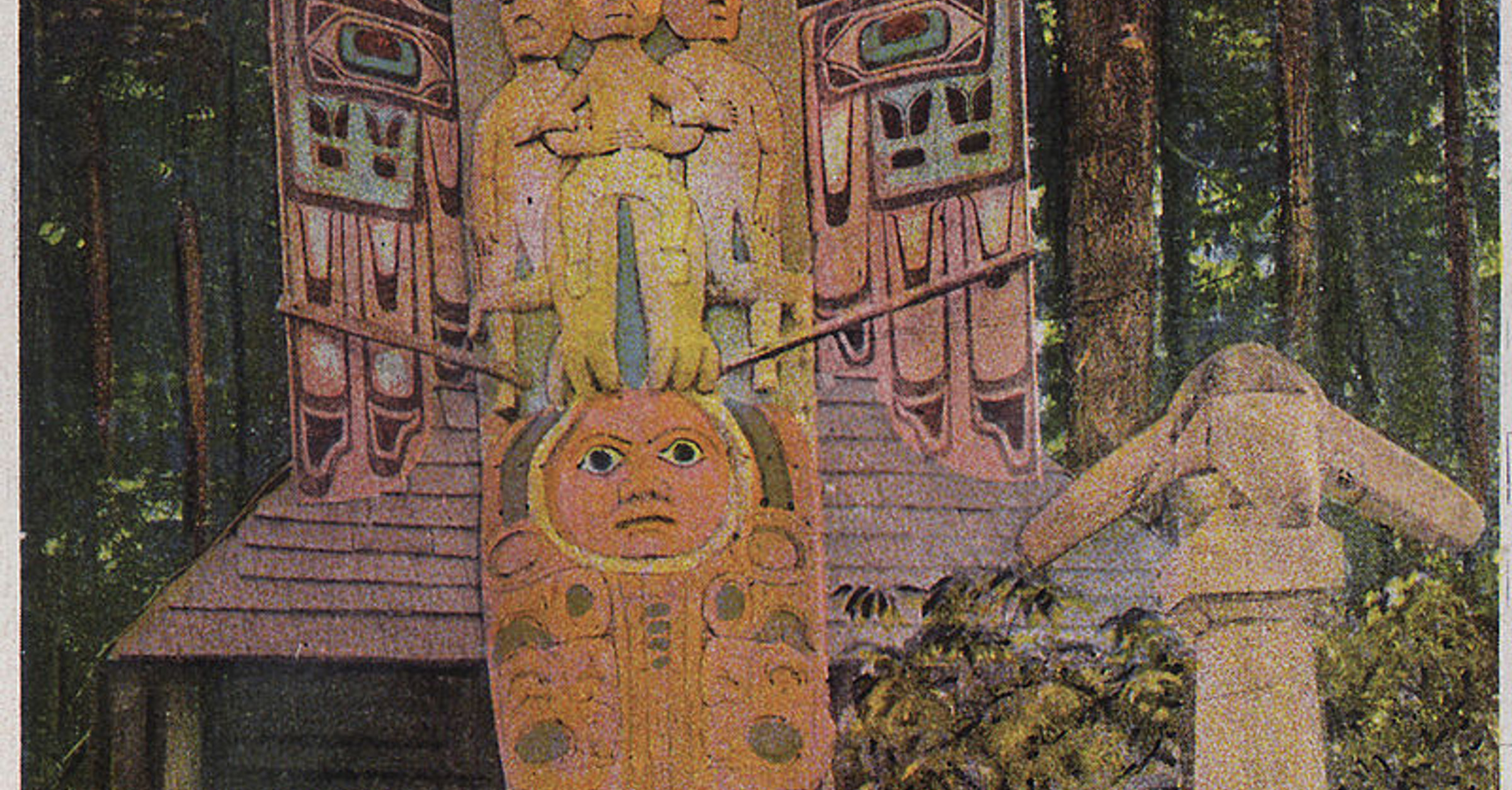 The Raven Flood Totem, Alaska - World History Encyclopedia
